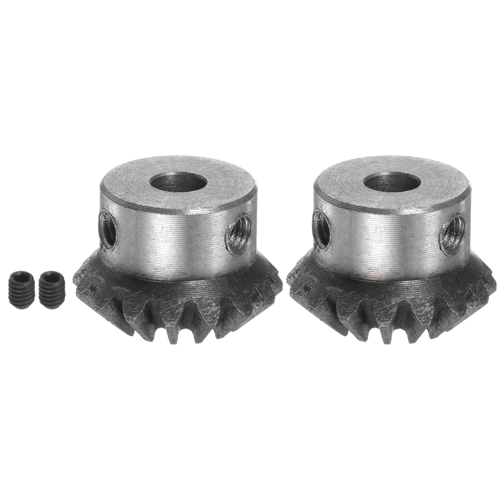 Uxcell Bevel Gears 1.5M 16 Teeth 6mm Shaft Hole Tapered Bevel Pinion ...