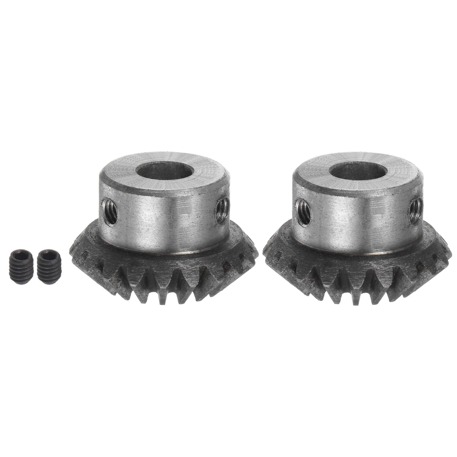 Uxcell Bevel Gears 1.5M 20 Teeth 10mm Shaft Hole Tapered Bevel Pinion ...