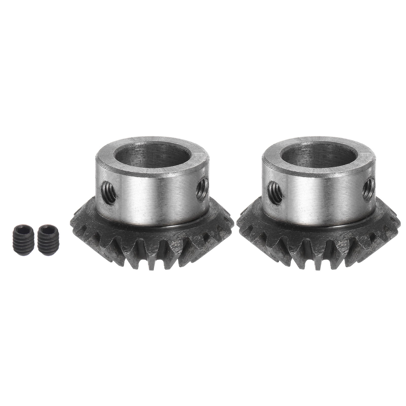 Uxcell Bevel Gears 1.5M 20 Teeth 15mm Shaft Hole Tapered Bevel Pinion ...