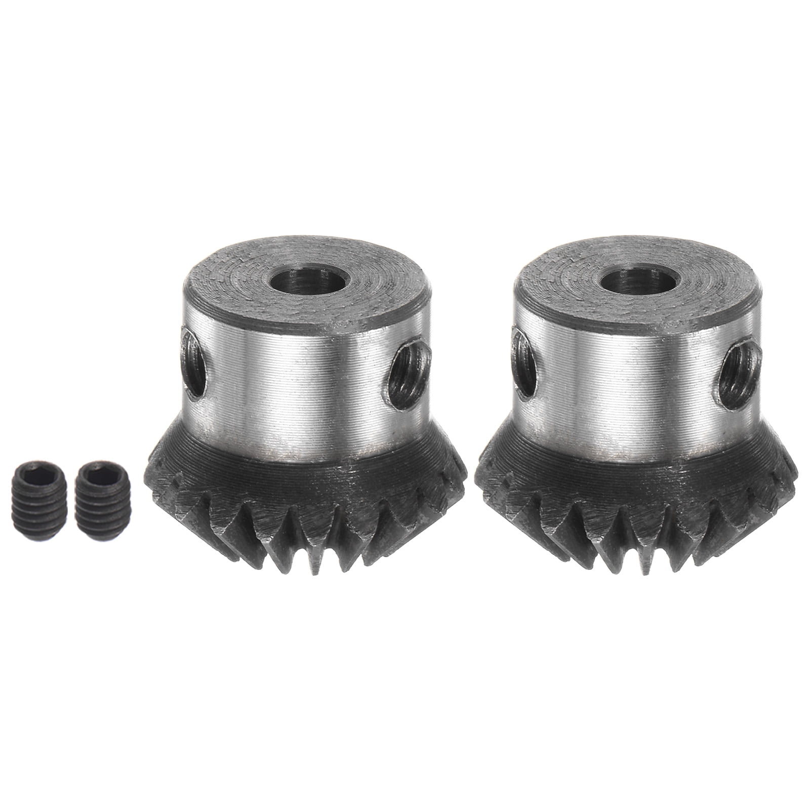 Uxcell Bevel Gears 1M 20 Teeth 5mm Shaft Hole Tapered Bevel Pinion Gear ...