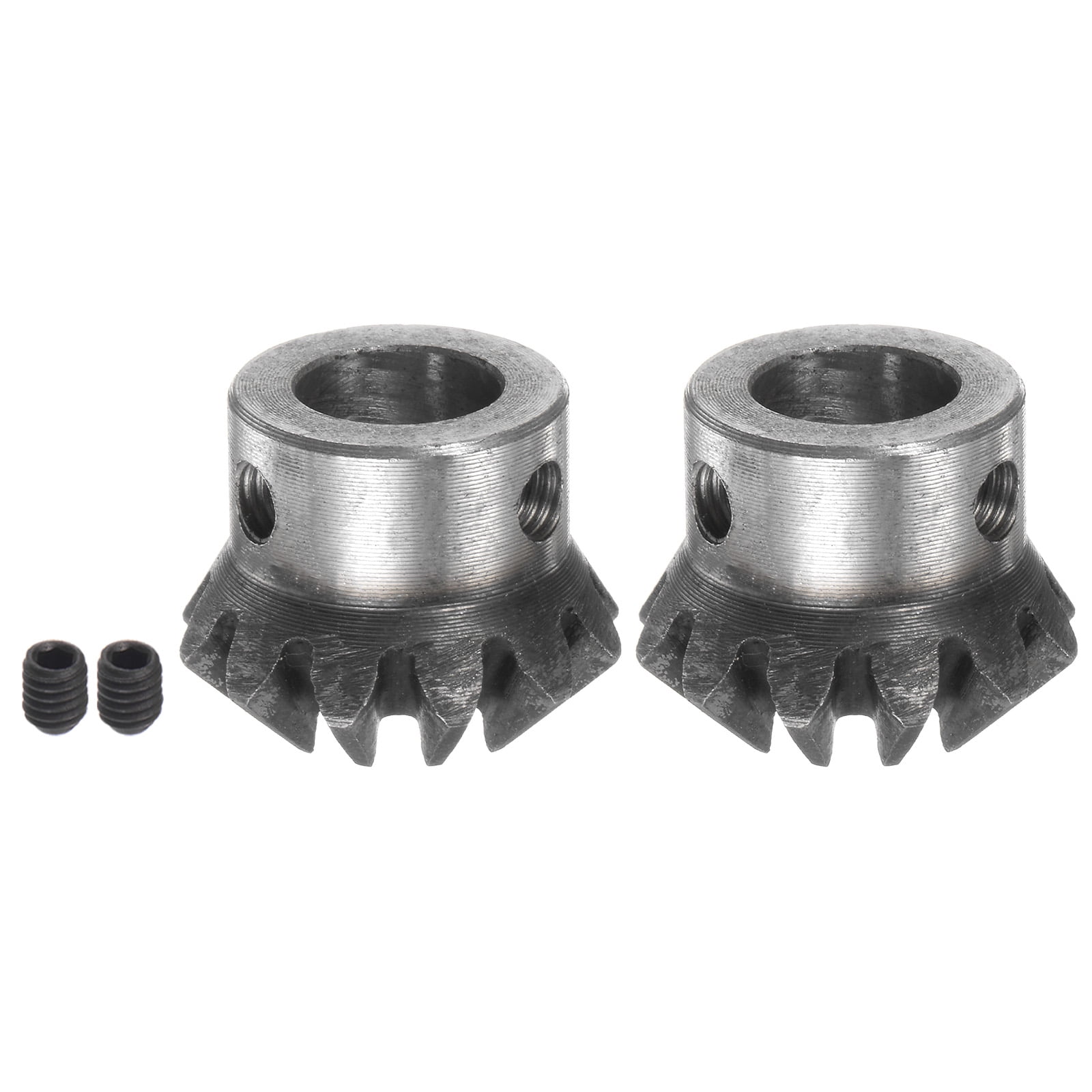Uxcell Bevel Gears 2M 12 Teeth 12mm Shaft Hole Tapered Bevel Pinion ...