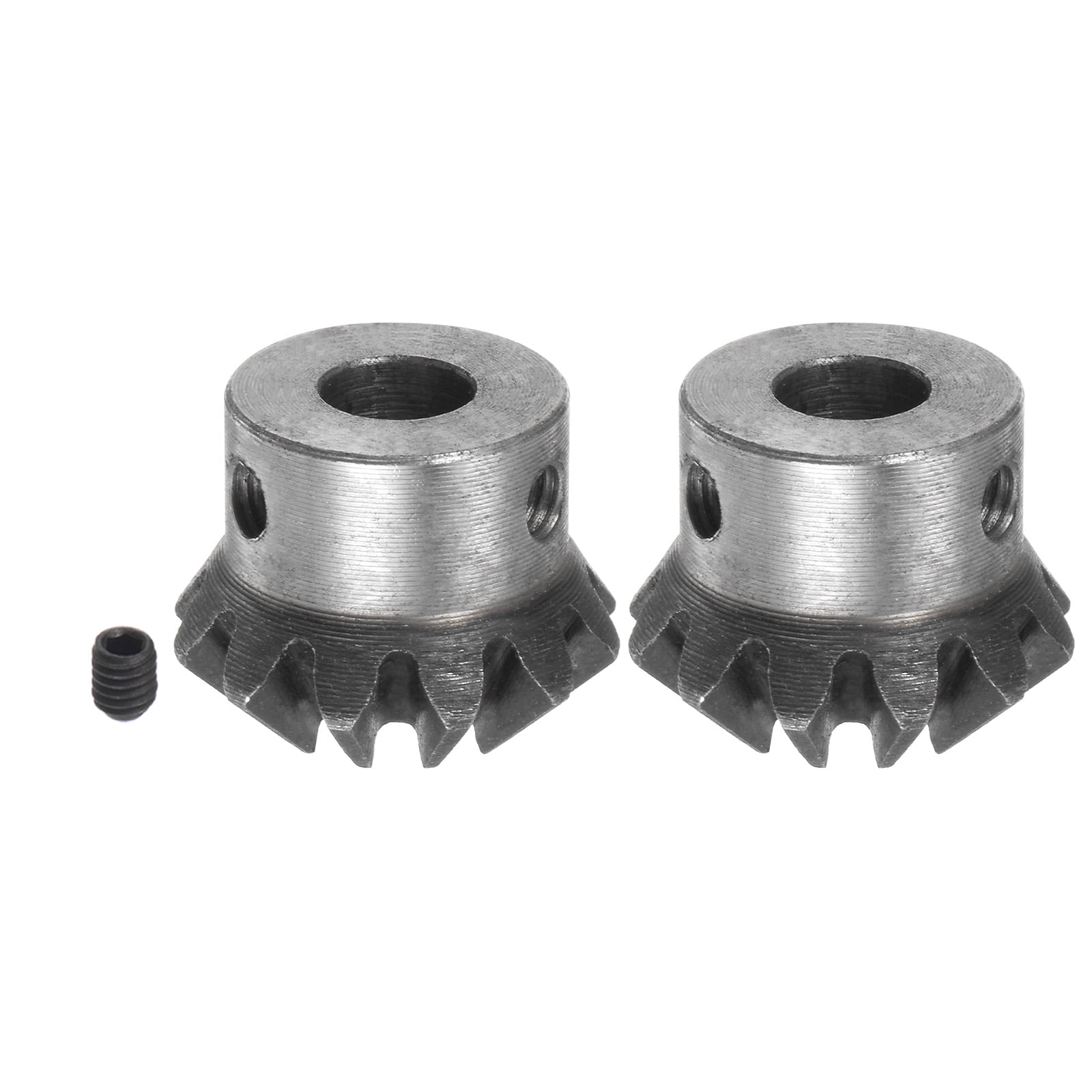 Uxcell Bevel Gears 2M 12 Teeth 8mm Shaft Hole Tapered Bevel Pinion Gear ...