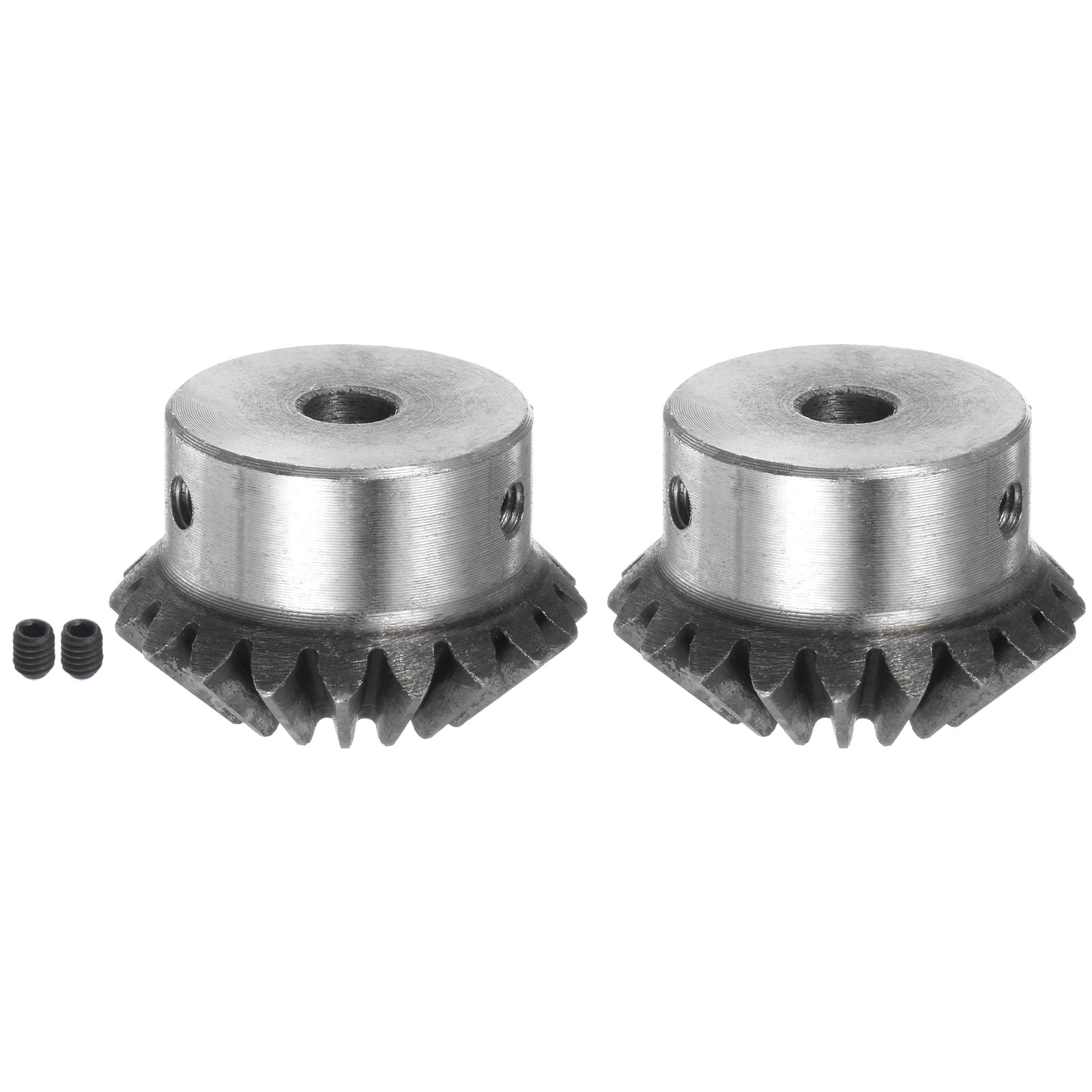 Uxcell Bevel Gears 2M 20 Teeth 8mm Shaft Hole Tapered Bevel Pinion Gear ...