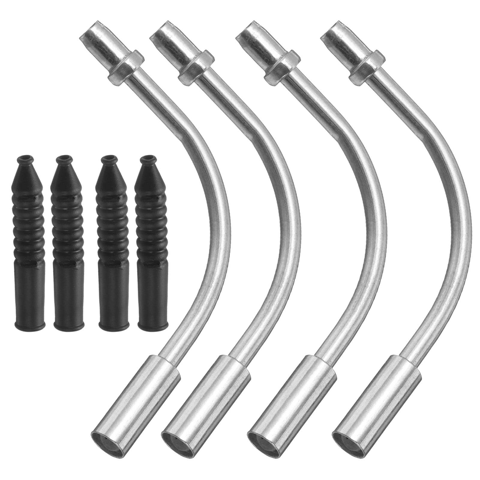 Uxcell 2set Bike Brake Noodle Cable Kit Aluminum Bicycle V Brake Pipe ...