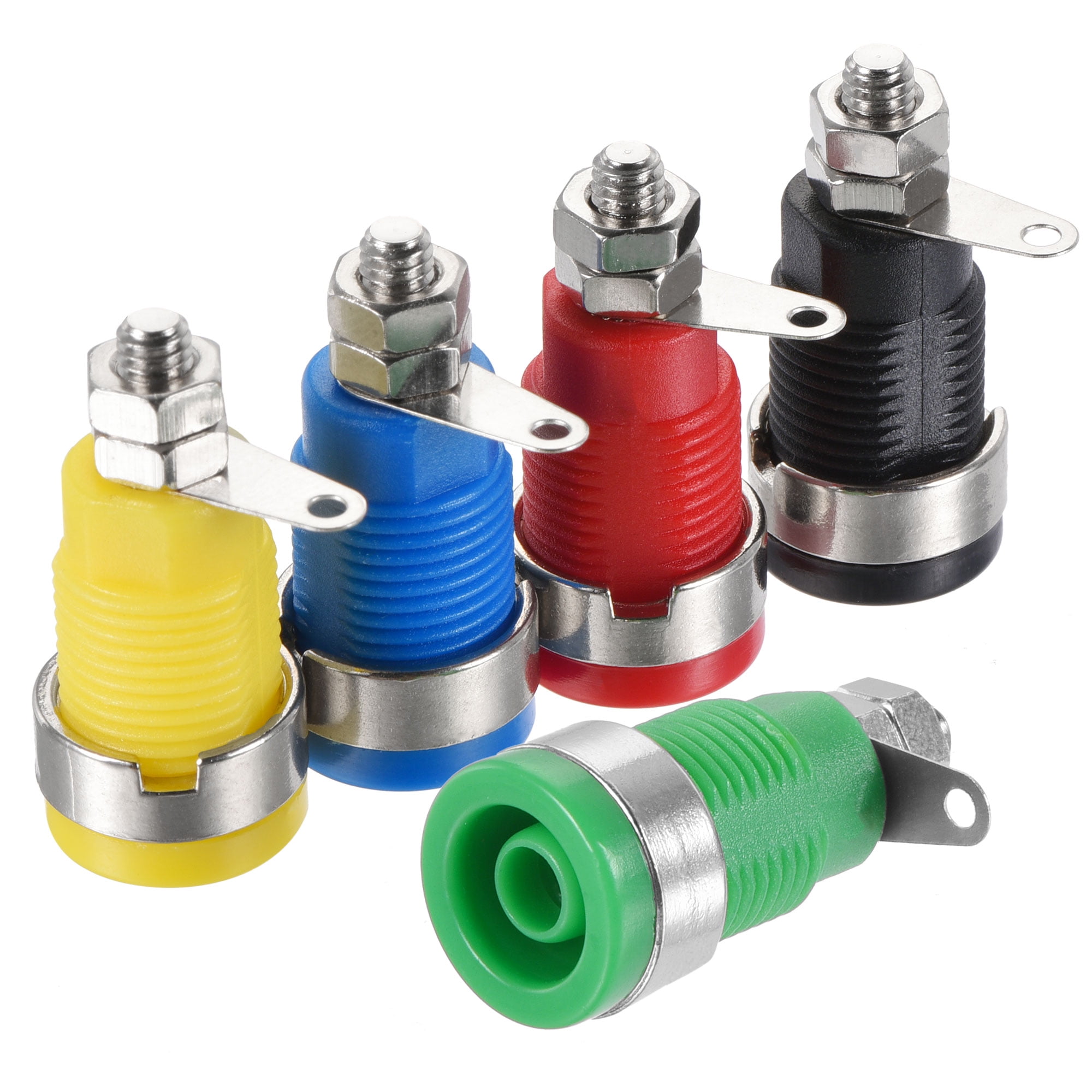 Uxcell Binding Post Connector 4mm Banana Female Socket Jack Speaker ...