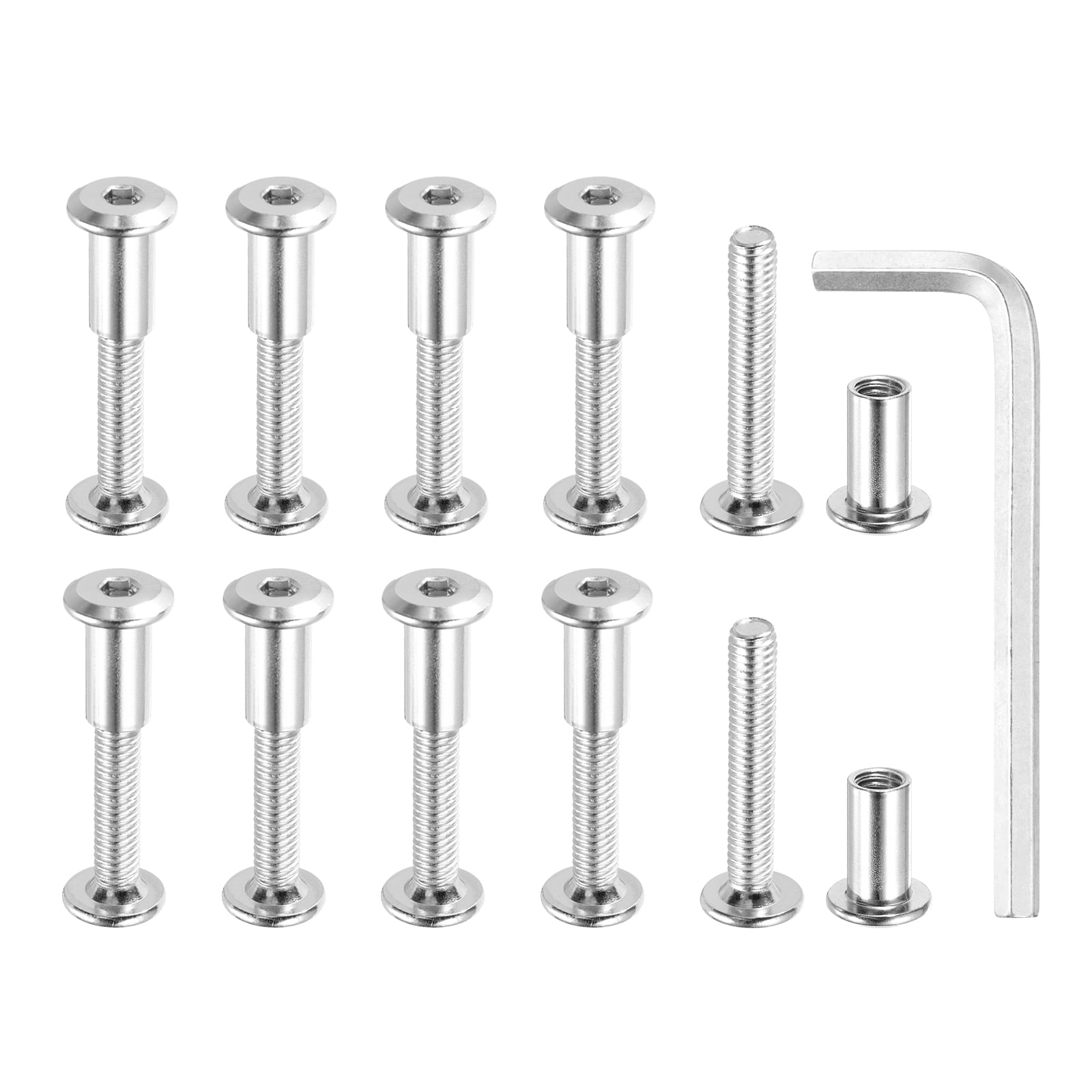 Uxcell Binding Screw Posts Fit for 5/16"(8mm) Hole Dia M6 x 35mm Carbon ...
