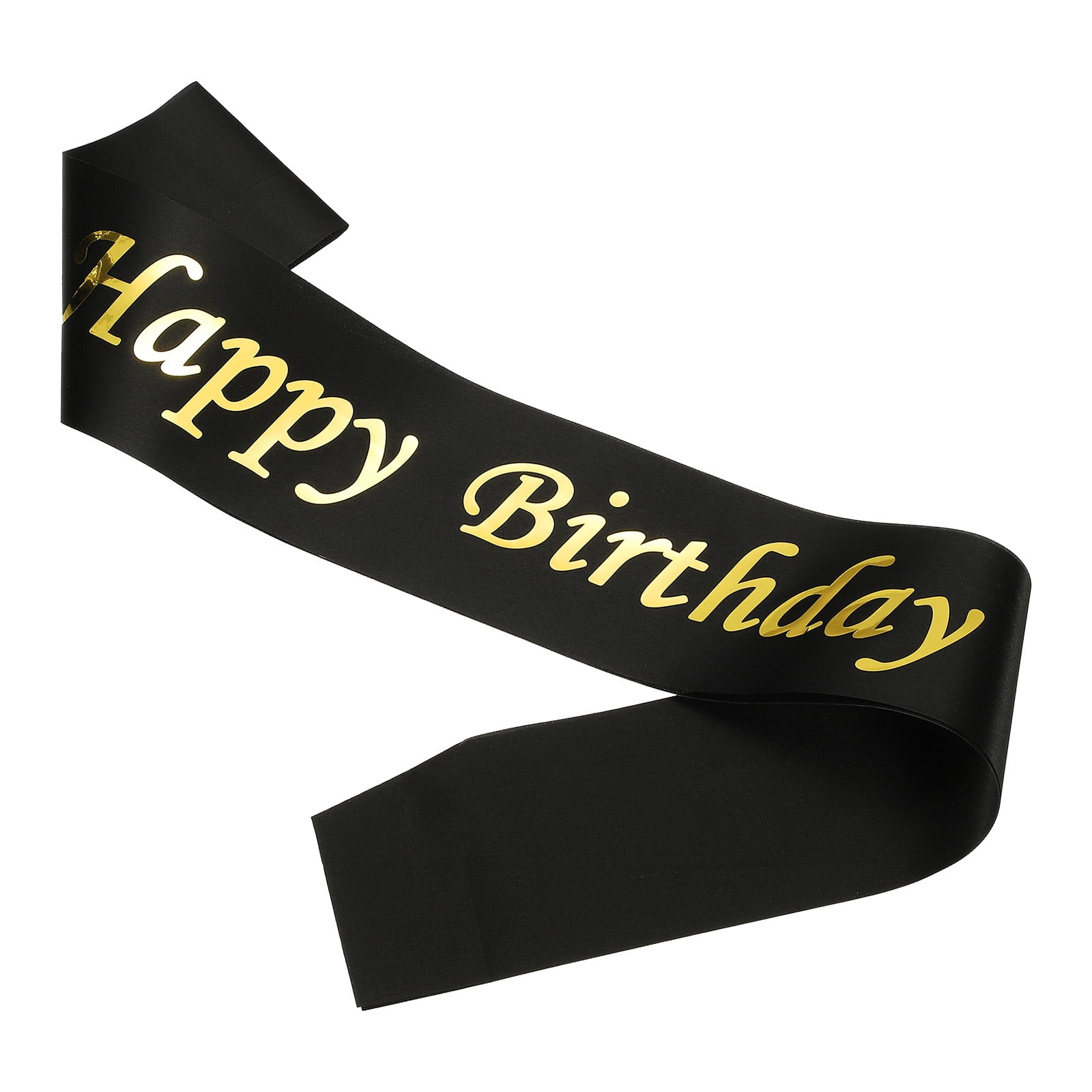 Uxcell Birthday Girls Sash, Glitter Birthday Sash for Women Satin ...