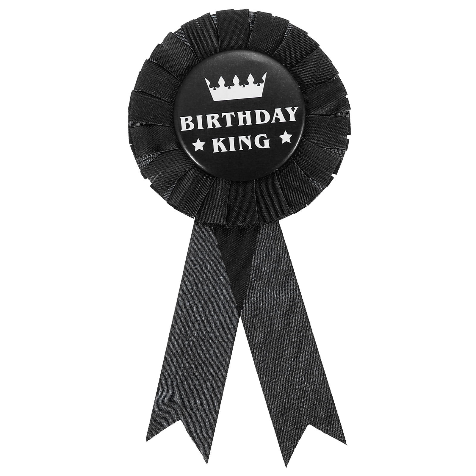 Uxcell Birthday Men Tinplate Badge Pin for Party Decoration, Black ...