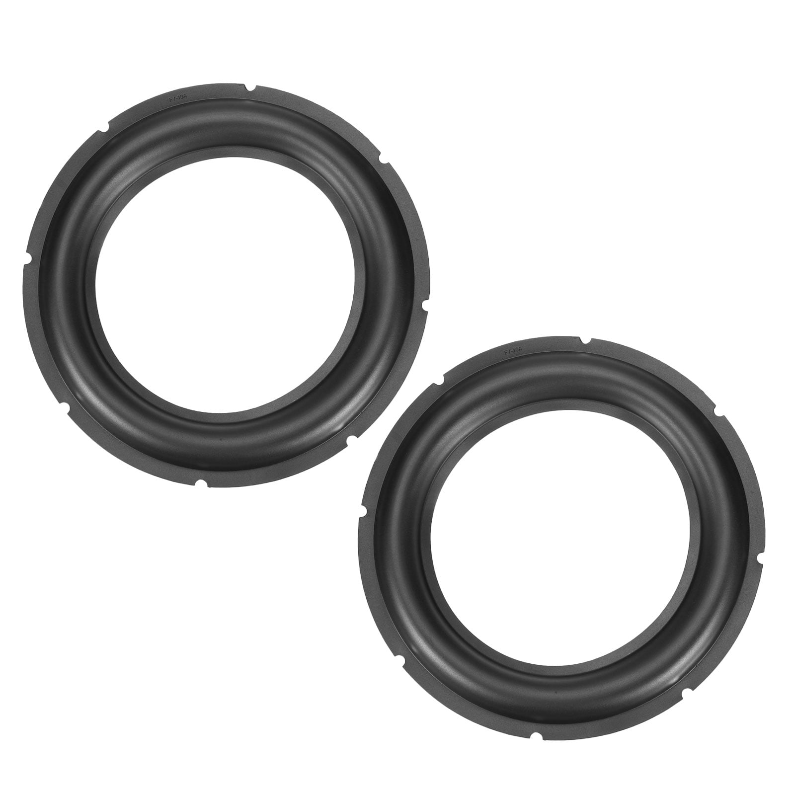 Uxcell Black 10 Inch Rubber Notch Speaker Edge Surround Big Ring ...