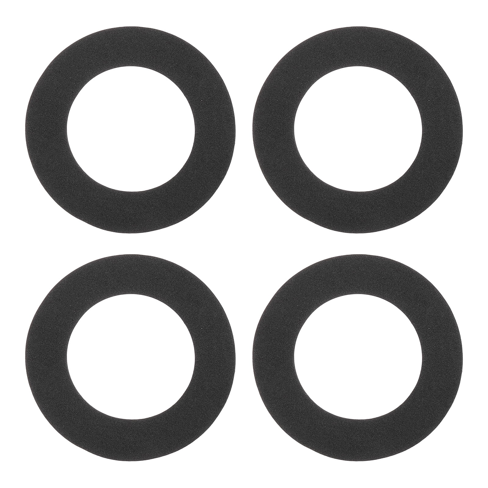 Uxcell Black 3 Inch EVA Foam Speaker Edge Surround Rings Replacement ...