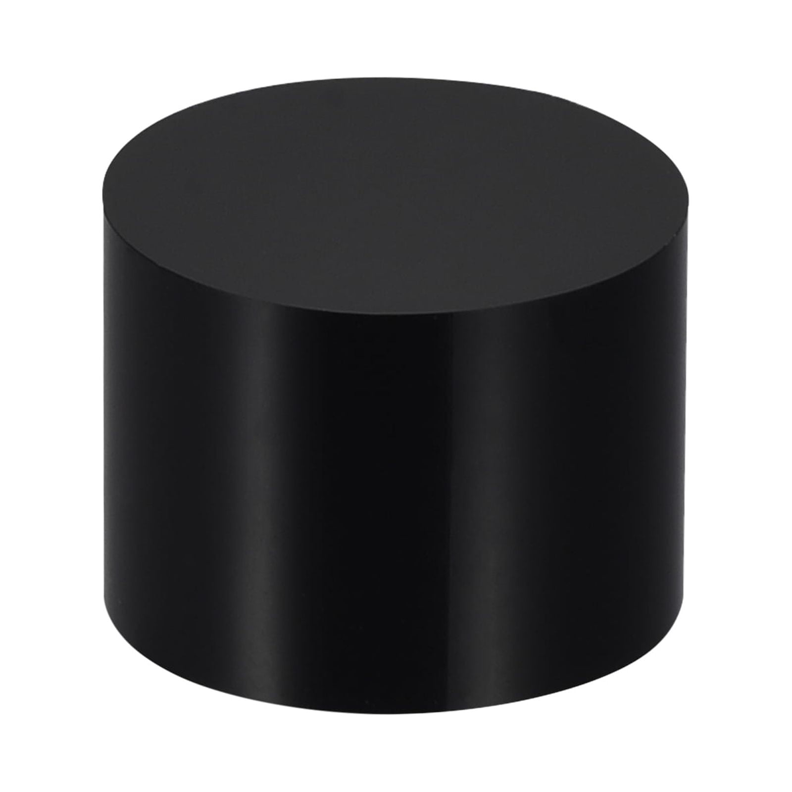 Uxcell Black Acrylic Solid Cylinder Round Display Riser, 1.2 Inches x 1 ...
