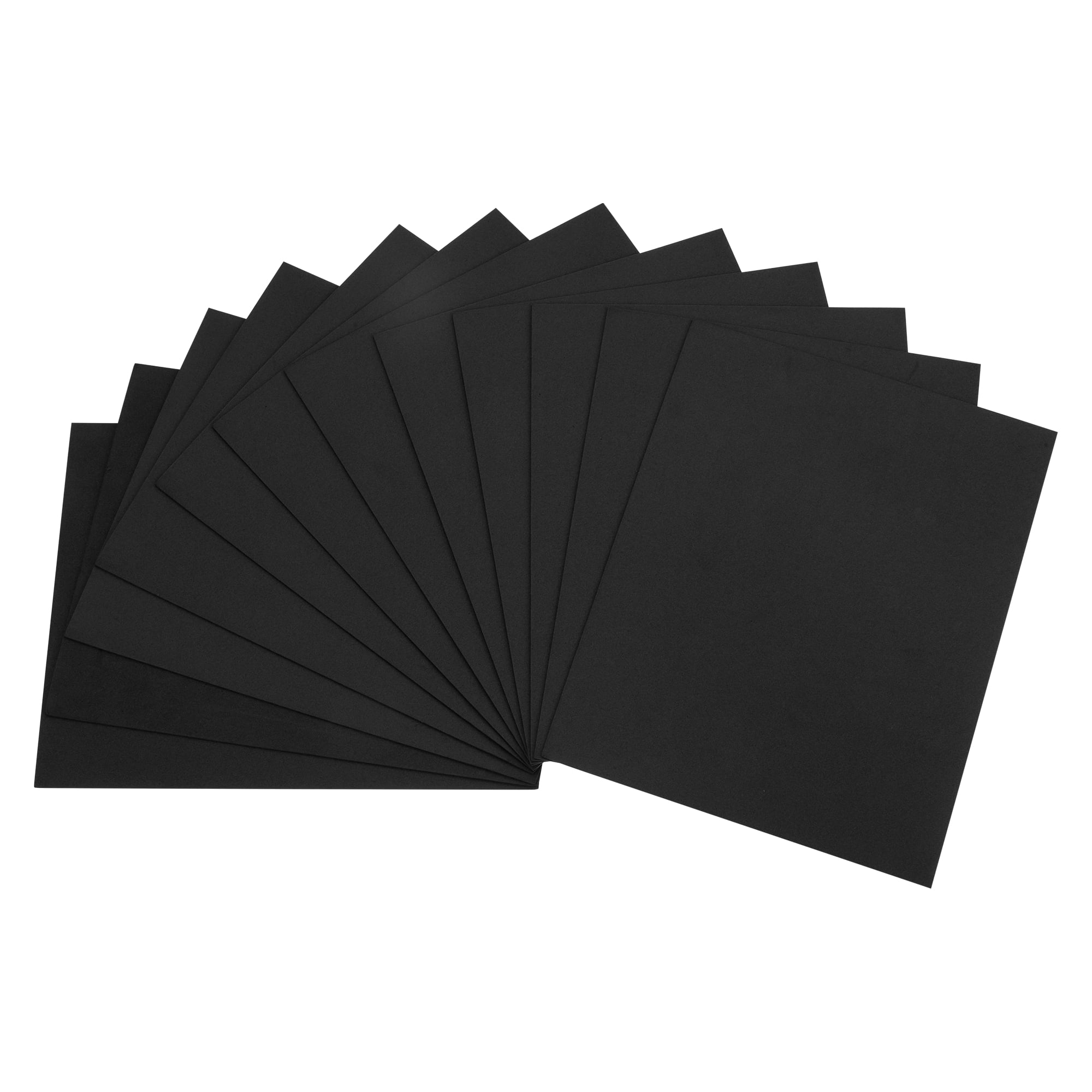 Uxcell Black EVA Foam Sheets 11.8x7.9 in 1.8mm Thickness for Crafts DIY ...