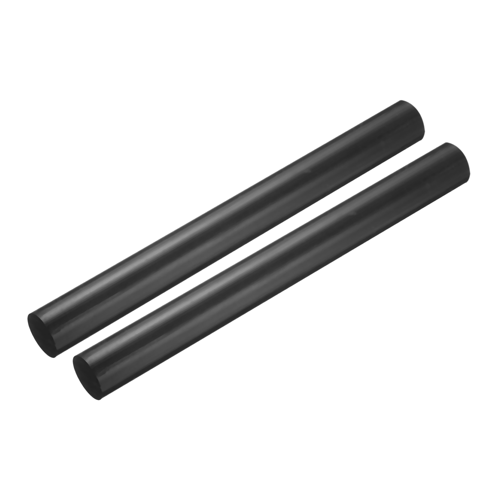 Uxcell Black Round ABS Plastic Rods 1.2-inch Diameter and 11.2-inch ...