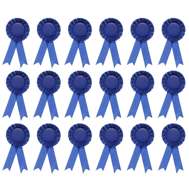 Uxcell Blank Award Ribbon, Rosette Ribbon Honorable Prize Recognition ...