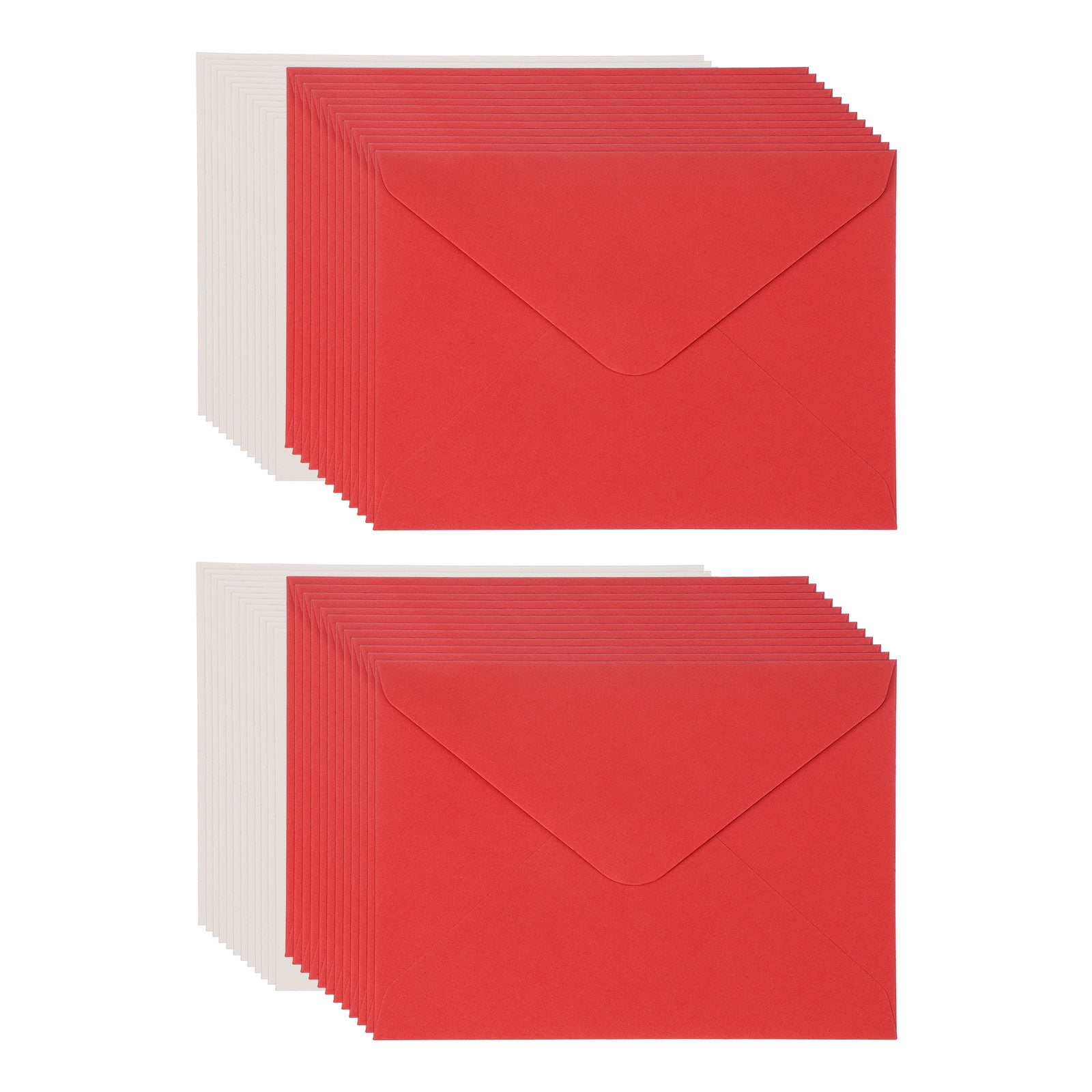 Uxcell Blank Cards and Envelopes 5x7", Invitation Cards White Cardstock ...
