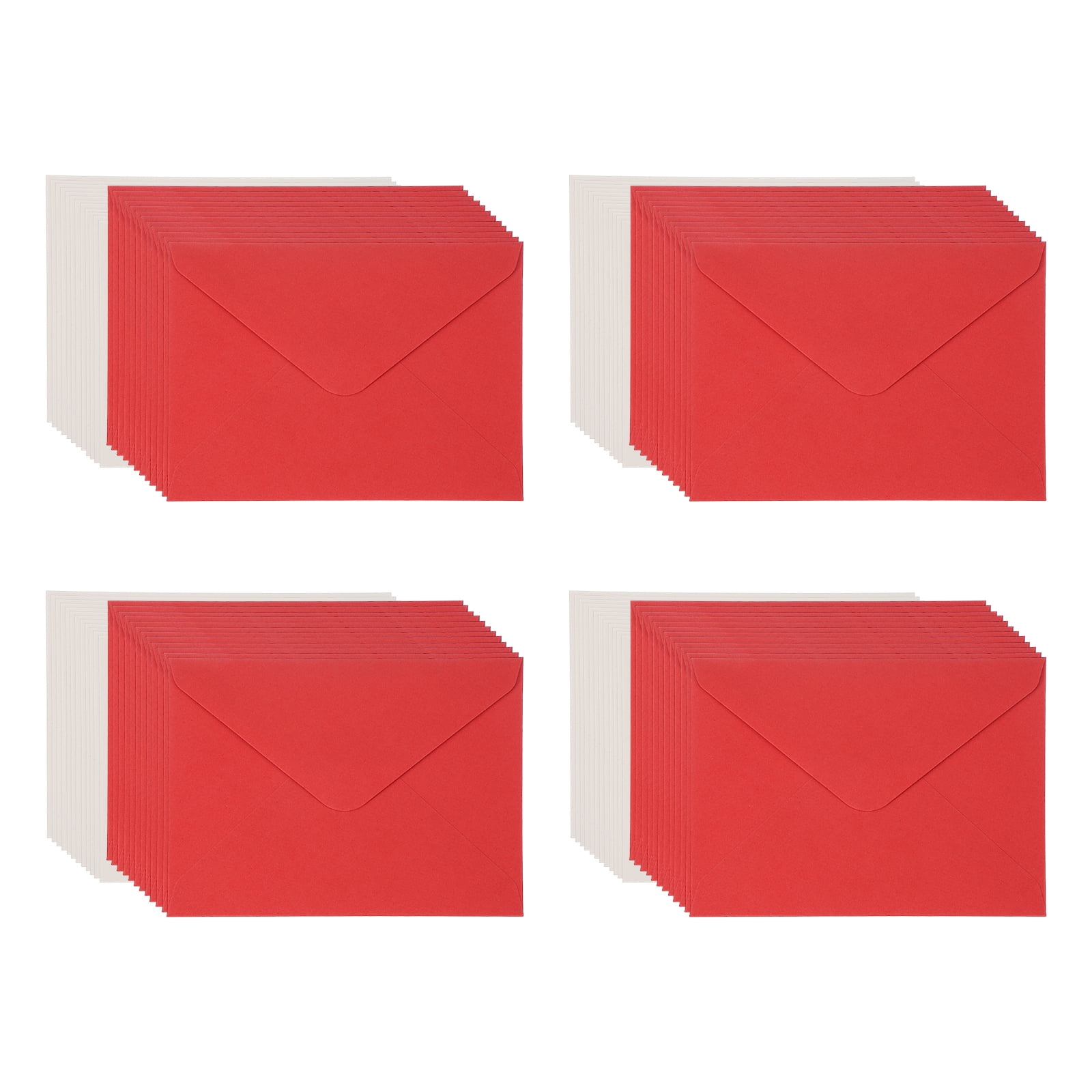 Uxcell Blank Cards and Envelopes 5x7", Invitation Cards White Cardstock ...