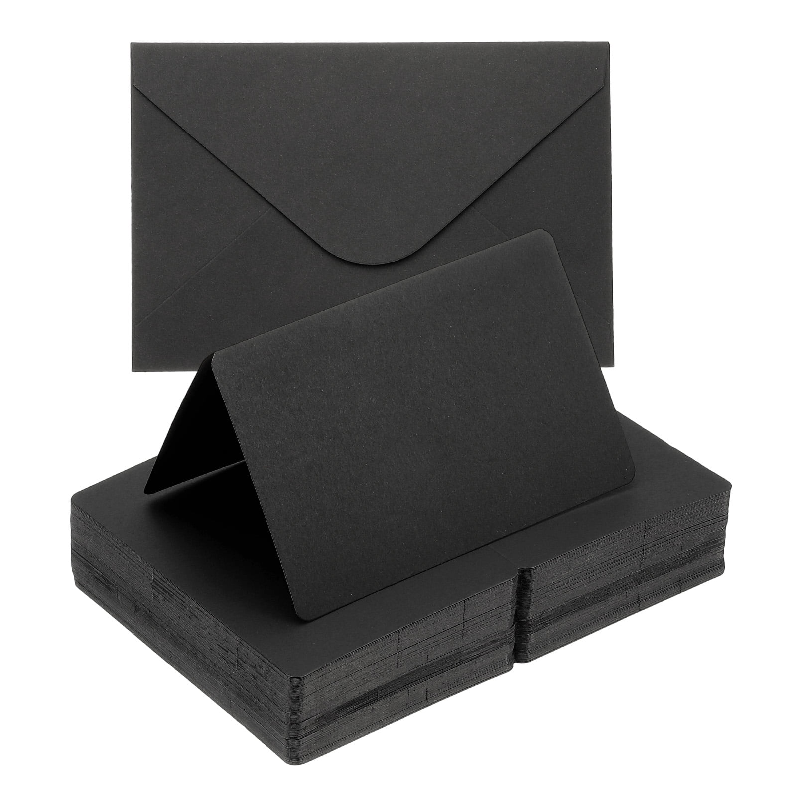 Uxcell Blank Half Fold Card and Envelopes, 100 Set 4 x 6 Inch Blank ...