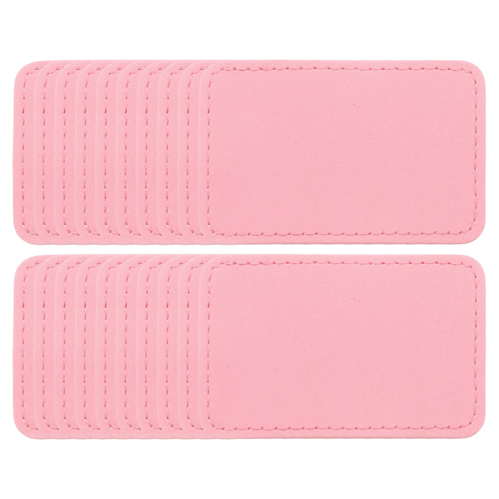 Uxcell Blank Leatherette Patches, Rectangle Faux Leather Hat Patches ...