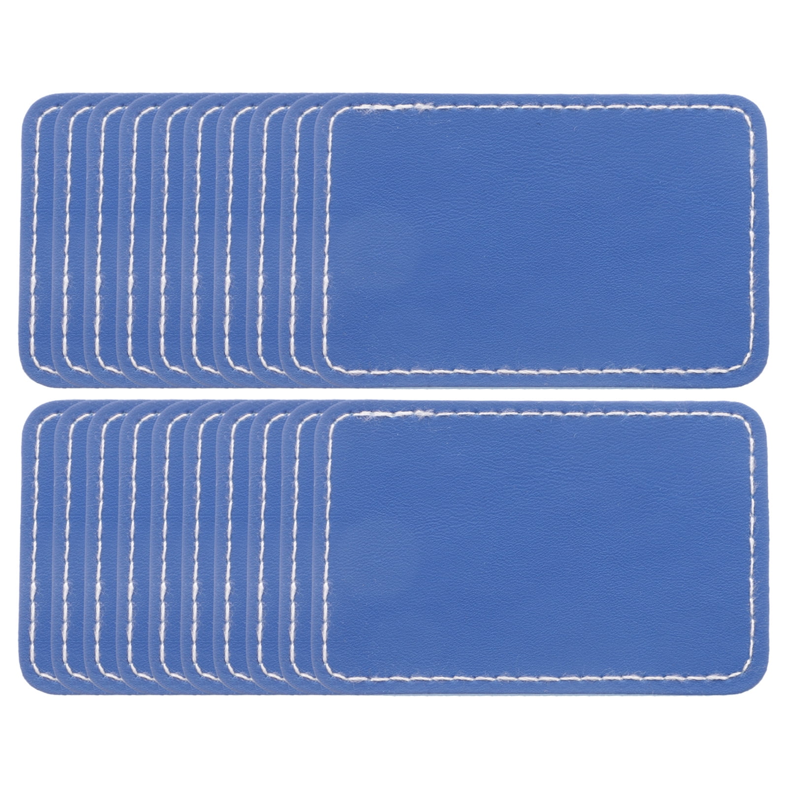 Uxcell Blank Leatherette Patches, Rectangle Faux Leather Hat Patches ...