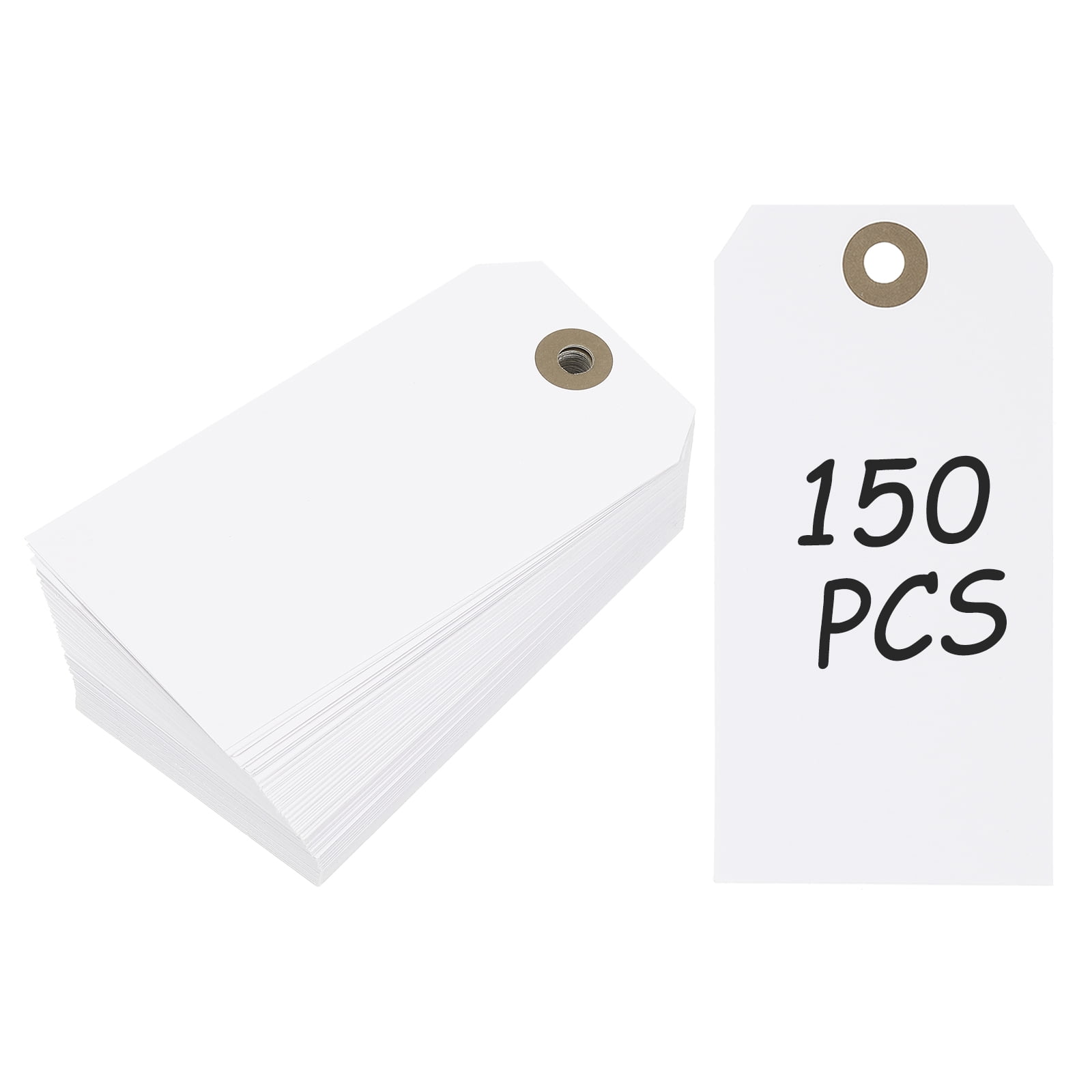 Uxcell Blank Manilla Shipping Tags, 150Pcs Paper Hang Tags with Hole ...