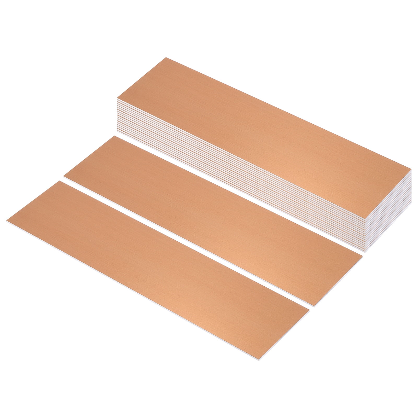 Uxcell Blank Name Plates, Custom Engraved Name Plate Rectangle Laser ...