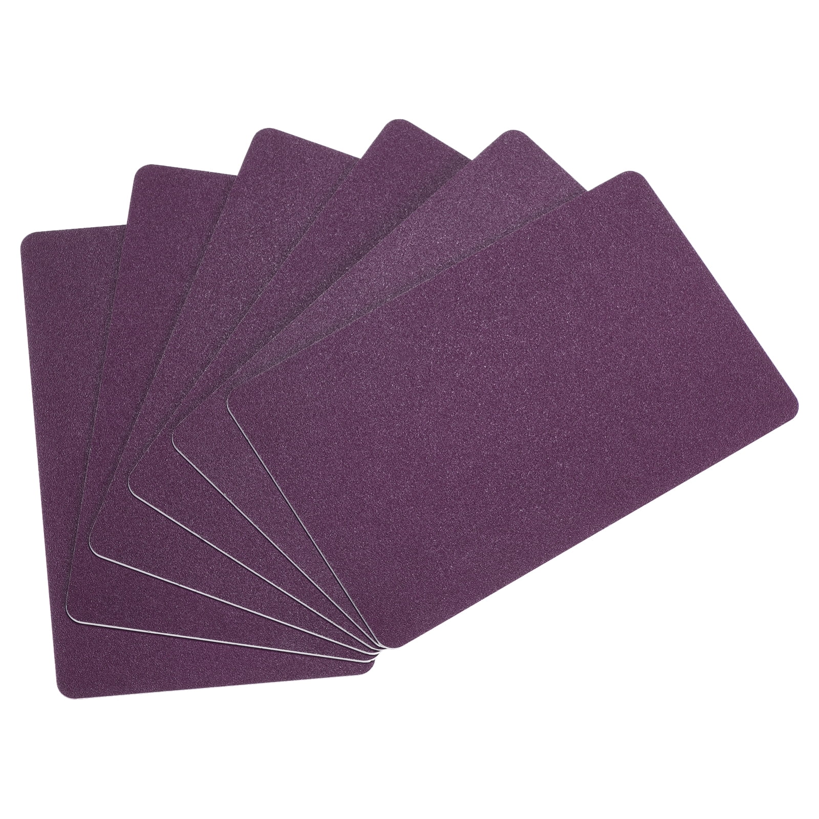 Uxcell Blank PVC Cards, 30 Mil Graphic Quality Purple Plastic Cards for ...