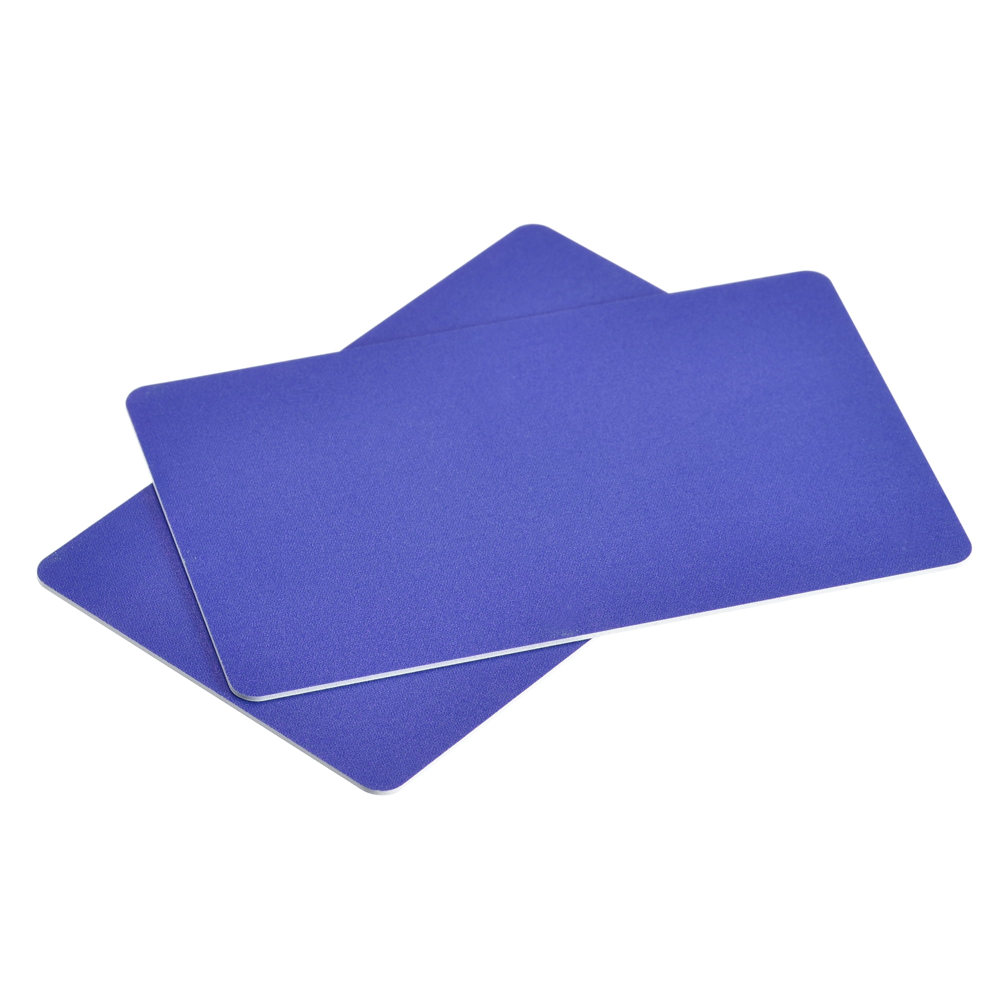 Uxcell Blank Cards Blue Plastic Card 30mil for ID Badge Printer ...