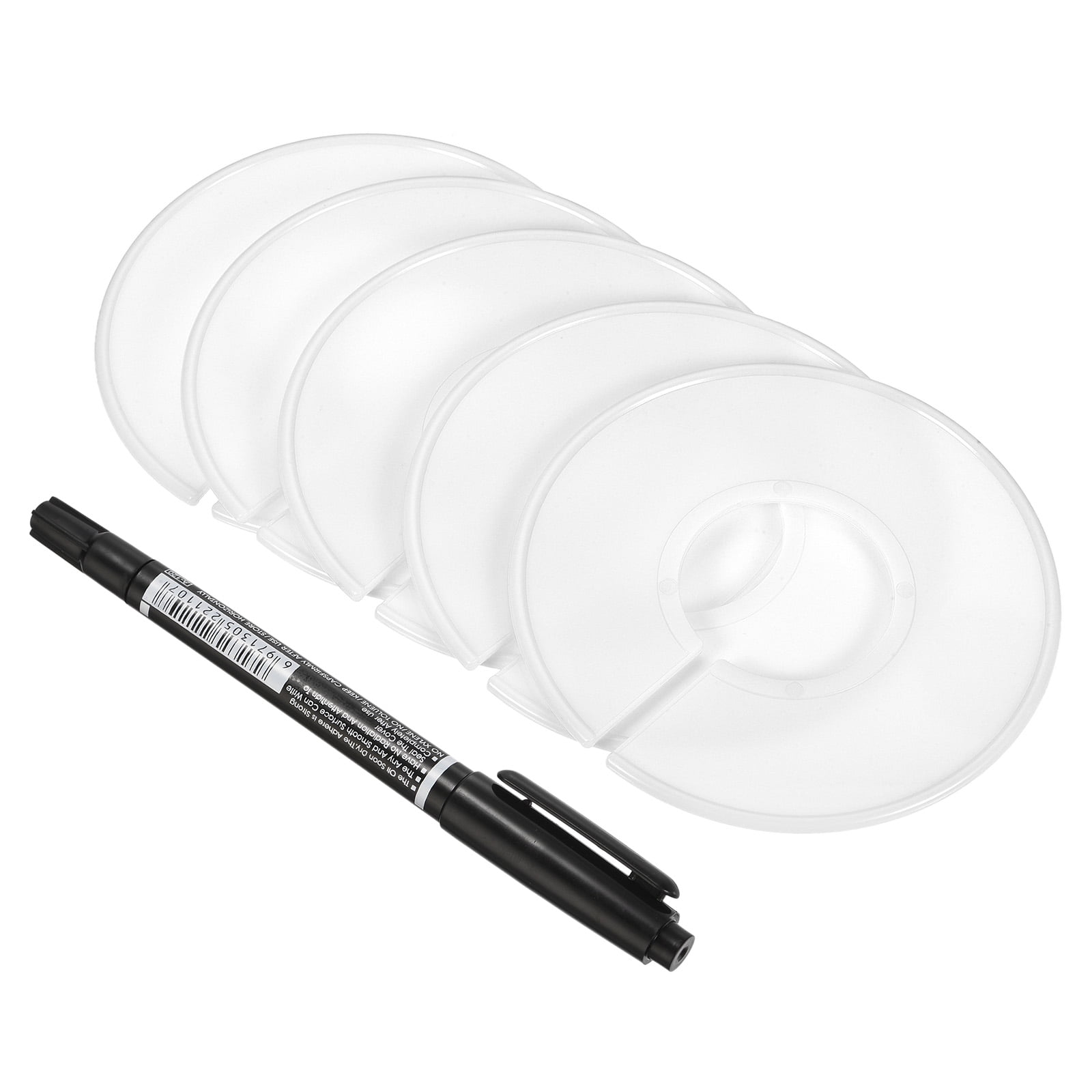 Uxcell Blank Wardrobe Size Separator with Marker Pen Clothes Dividers ...