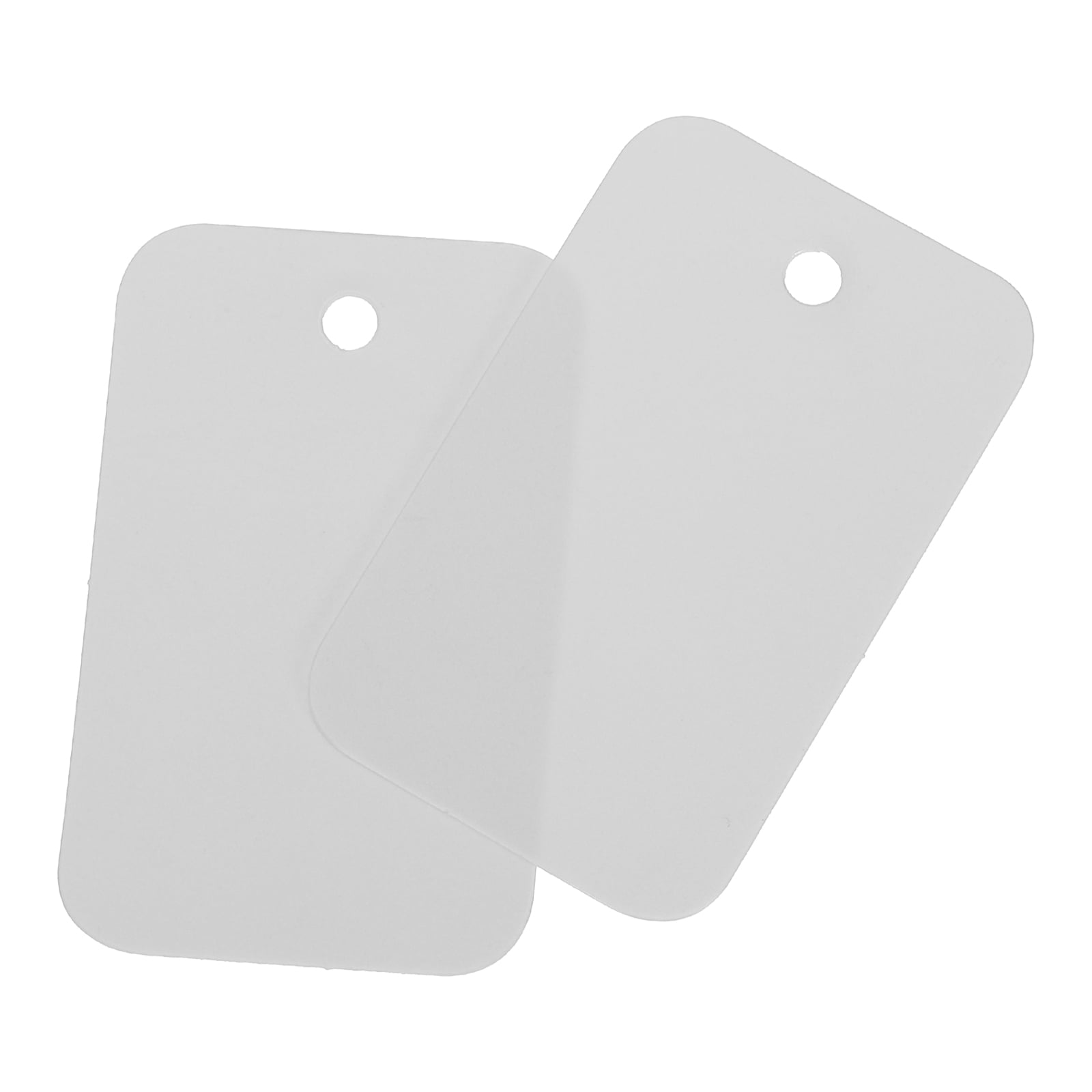 Uxcell Blank Waterproof Eyelet Hole Plastic Tags for Product ...