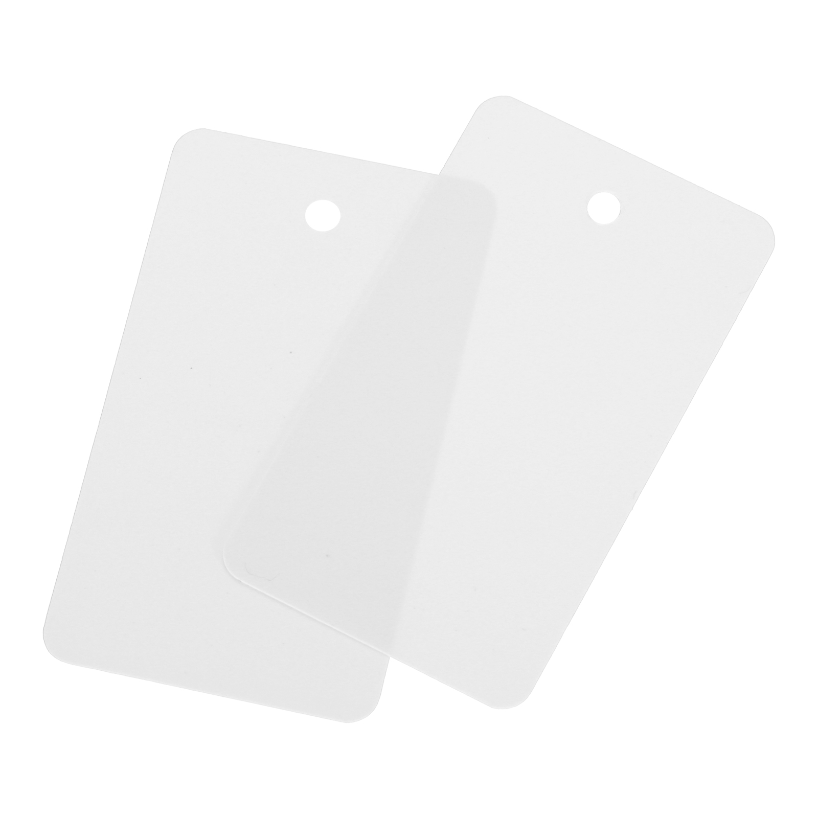 Uxcell Blank Waterproof Eyelet Hole Plastic Tags for Product ...