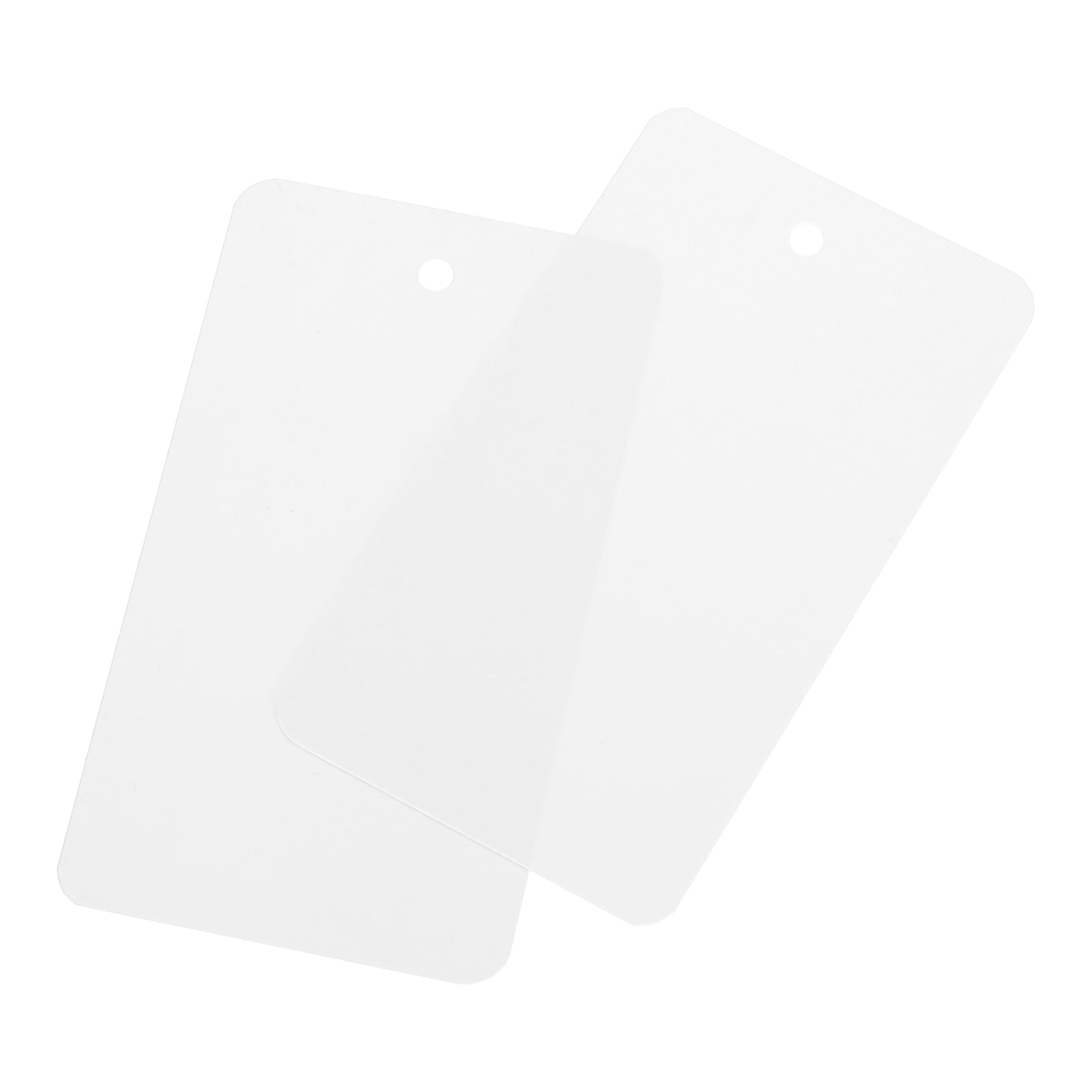 Uxcell Blank Waterproof Eyelet Hole Plastic Tags for Product ...