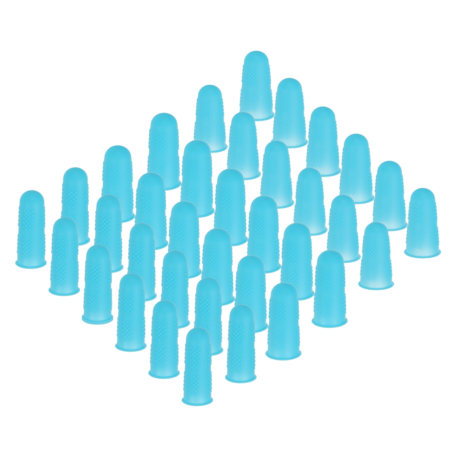 Uxcell Blue Silicone Finger Protectors Gloves Anti-Slip Reusable ...
