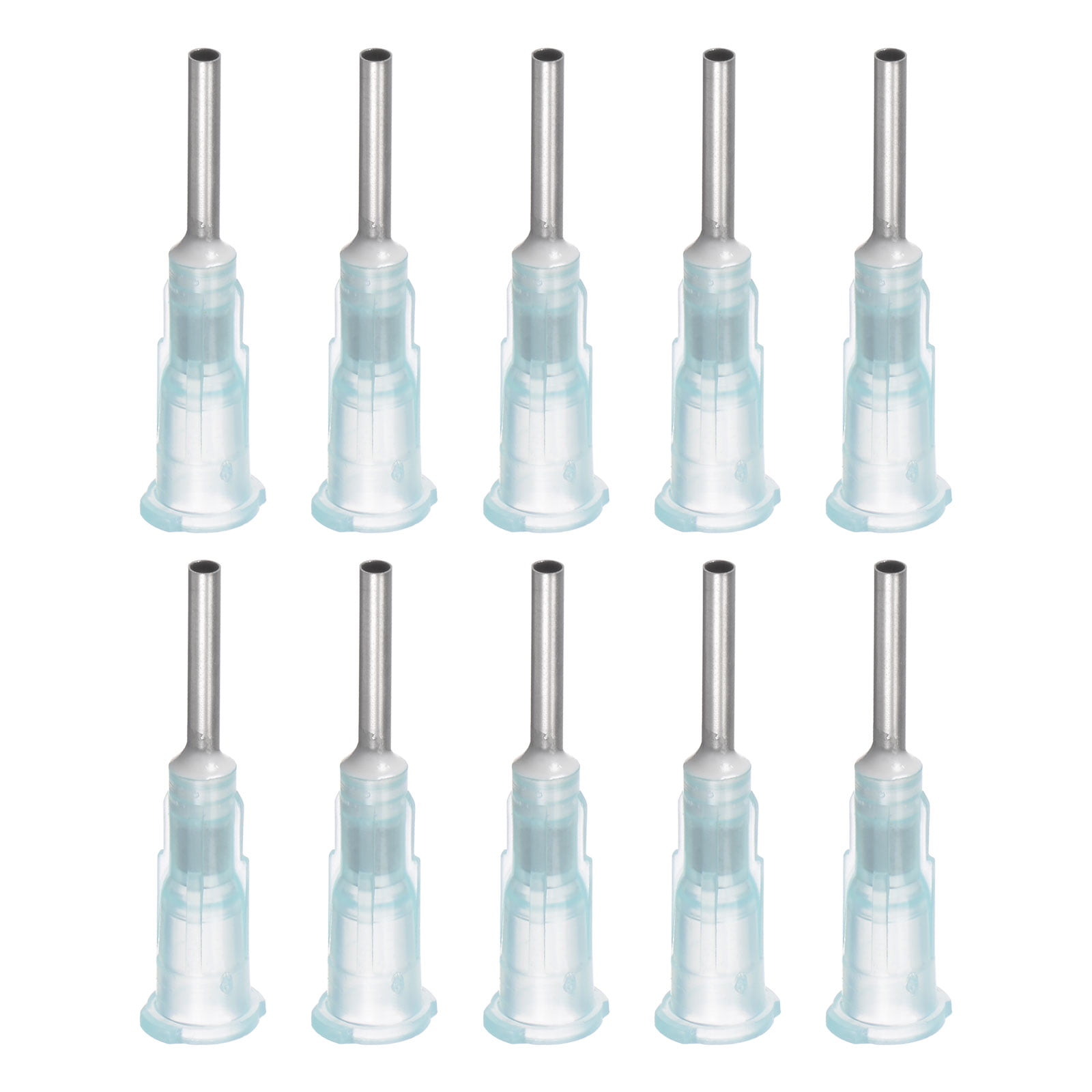 Uxcell Blunt Tip Dispensing Needle for Liquid Glue Gun, 14G 1/2", 10 Pack (Light Green ...