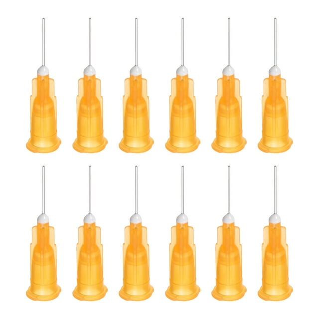 Uxcell Blunt Tip Dispensing Needle for Liquid Glue Gun, 25G 1/2", 20 ...