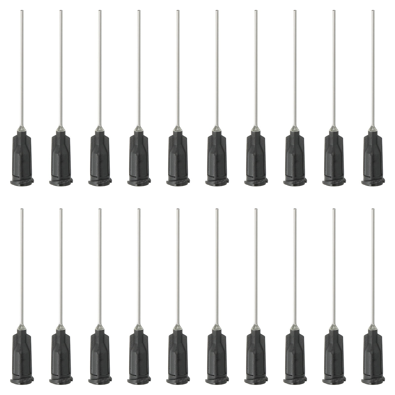 Uxcell Blunt Tip Dispensing Needles 1.5 Inch, 50 Pcs 19G Industrial ...