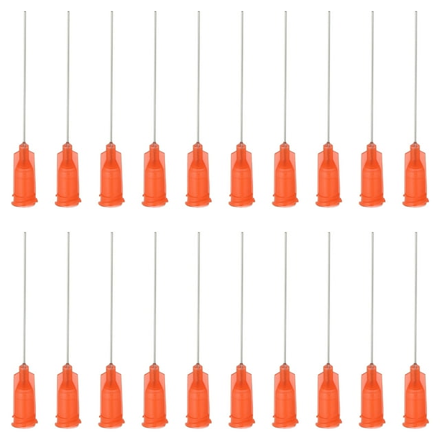 Uxcell Blunt Tip Dispensing Needles 1.5 Inch, 50 Pcs 19G Industrial ...