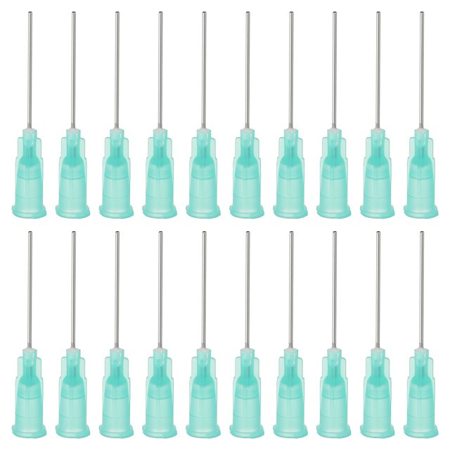 Uxcell Blunt Tip Dispensing Needles 1 Inch, 100 Pcs 21G Industrial ...