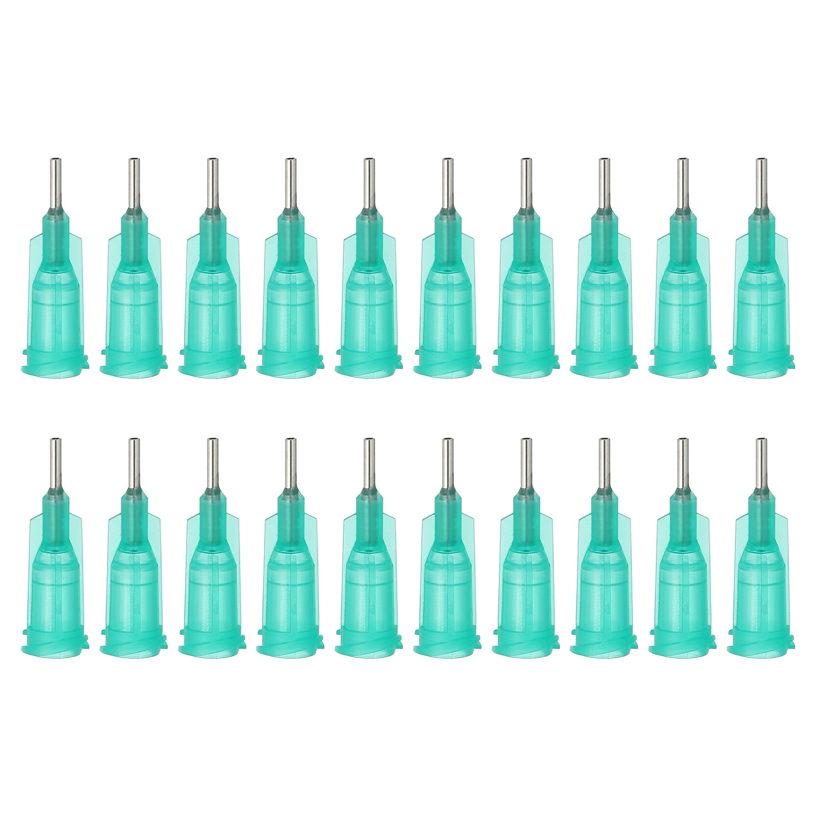 Uxcell Blunt Tip Dispensing Needles 18G, 20Pcs 1/4 inch Liquid ...