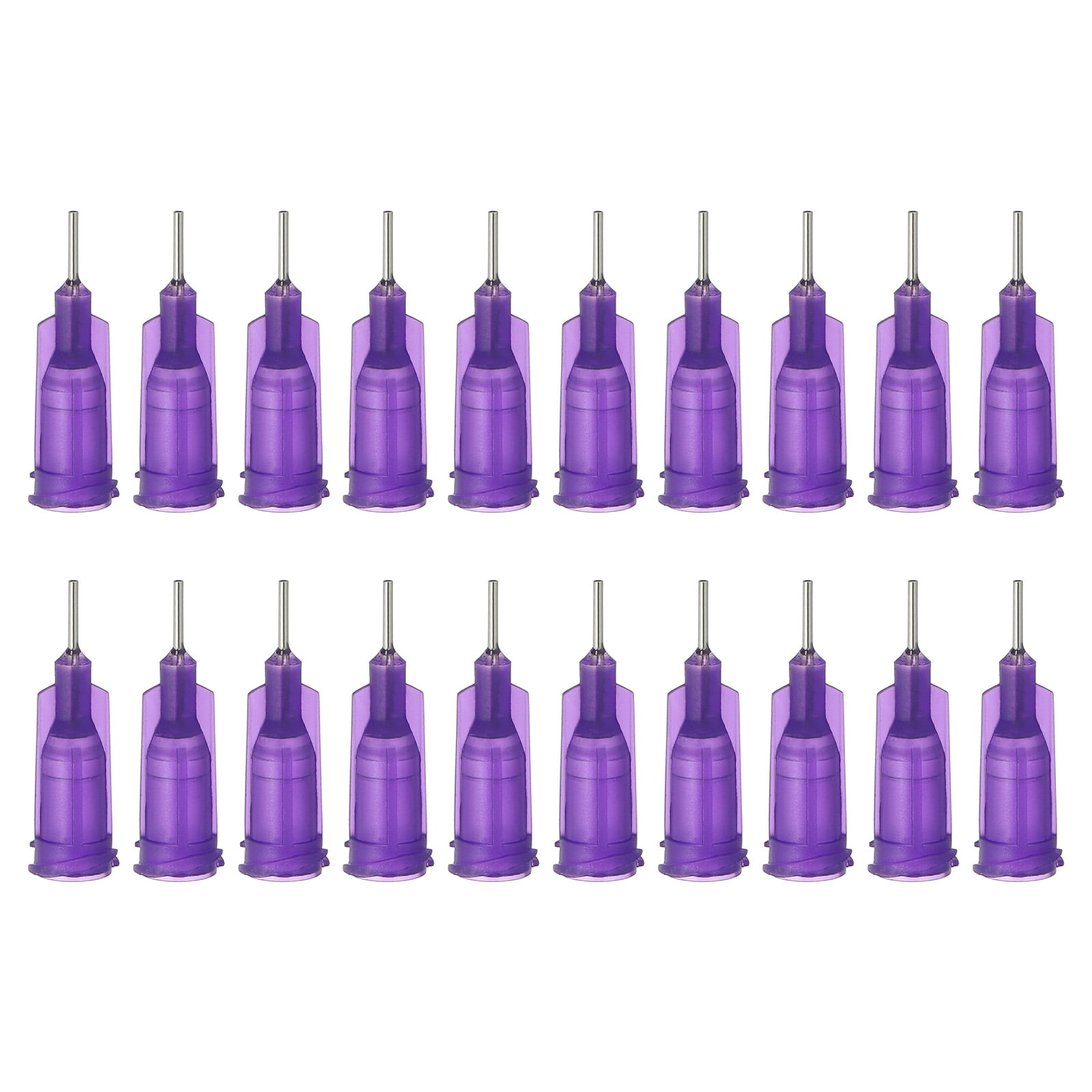 Uxcell Blunt Tip Dispensing Needles 21G, 20Pcs 1/4 inch Liquid ...