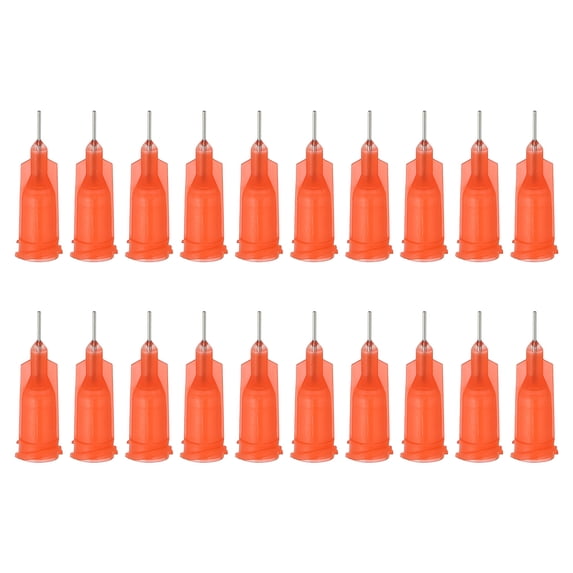 Uxcell Blunt Tip Dispensing Needles 24G, 20Pcs 1/4 inch Liquid ...
