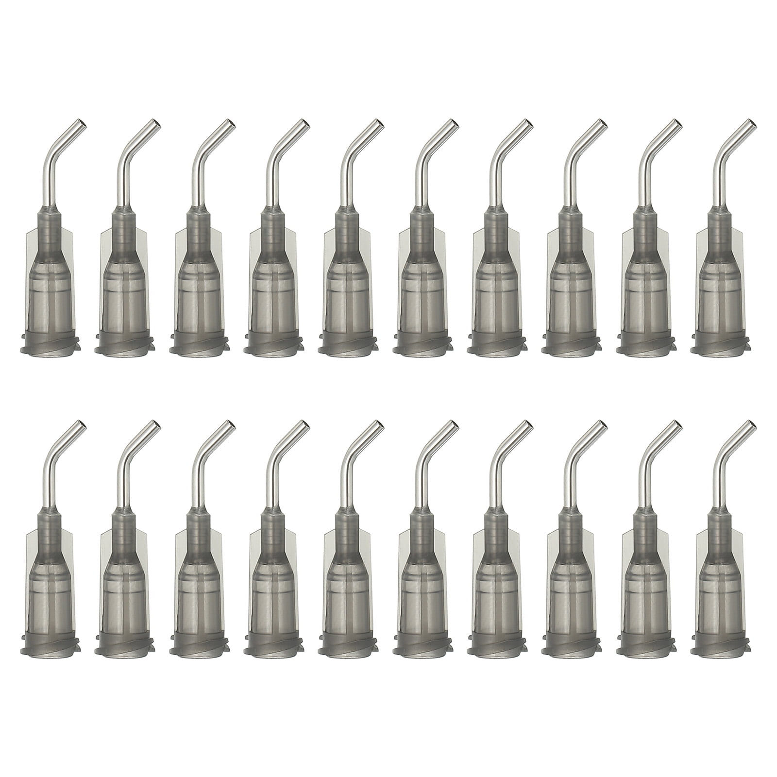 Uxcell Blunt Tip Dispensing Needles with Bent Blunt Needle, 100 Pcs 0.5 ...