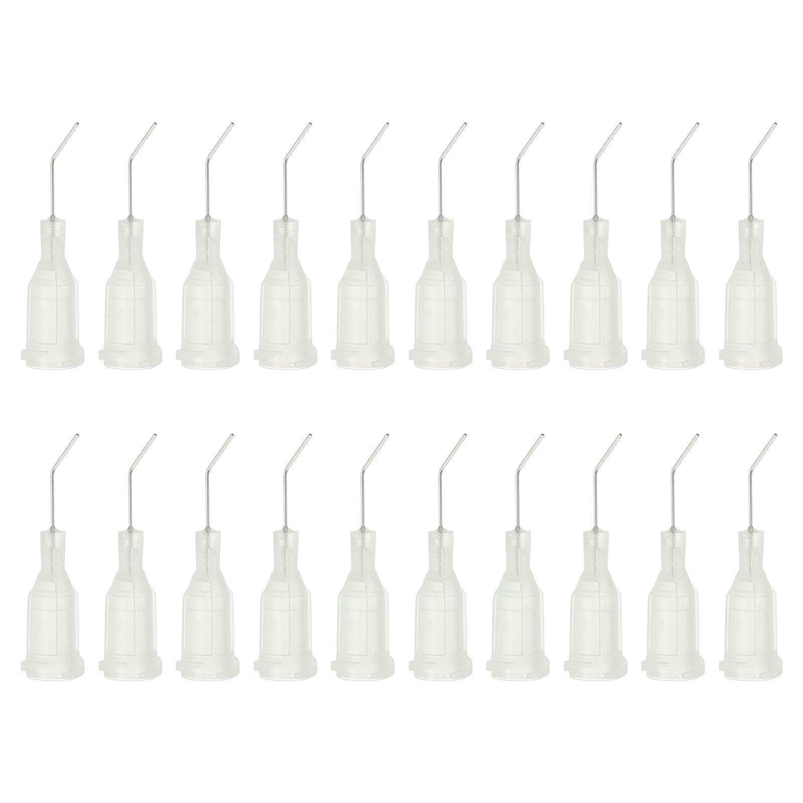 Uxcell Blunt Tip Dispensing Needles with Bent Blunt Needle, 100 Pcs 0.5 ...