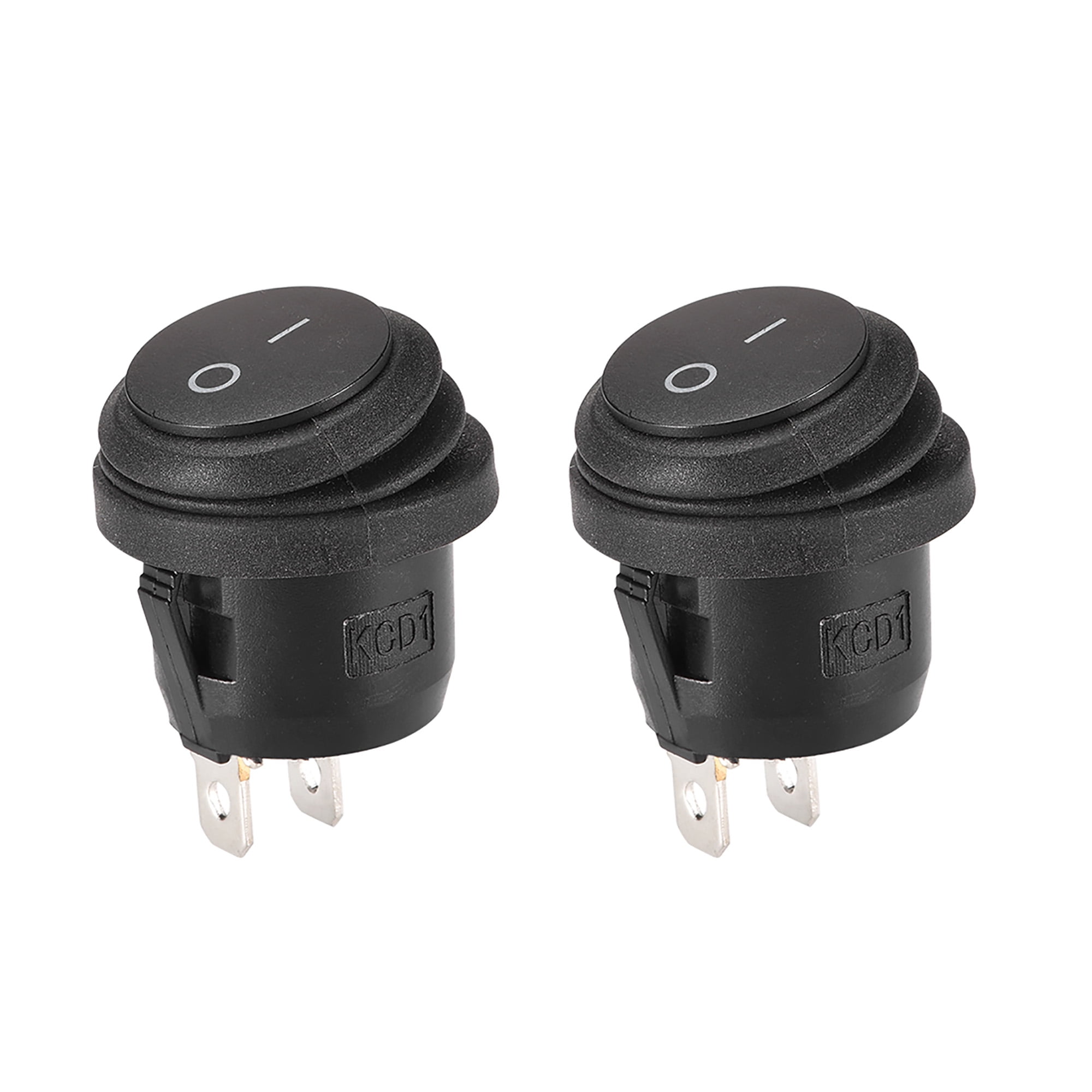 Uxcell Boat Rocker Switch Round Waterproof Toggle Switches for Boat Car ...