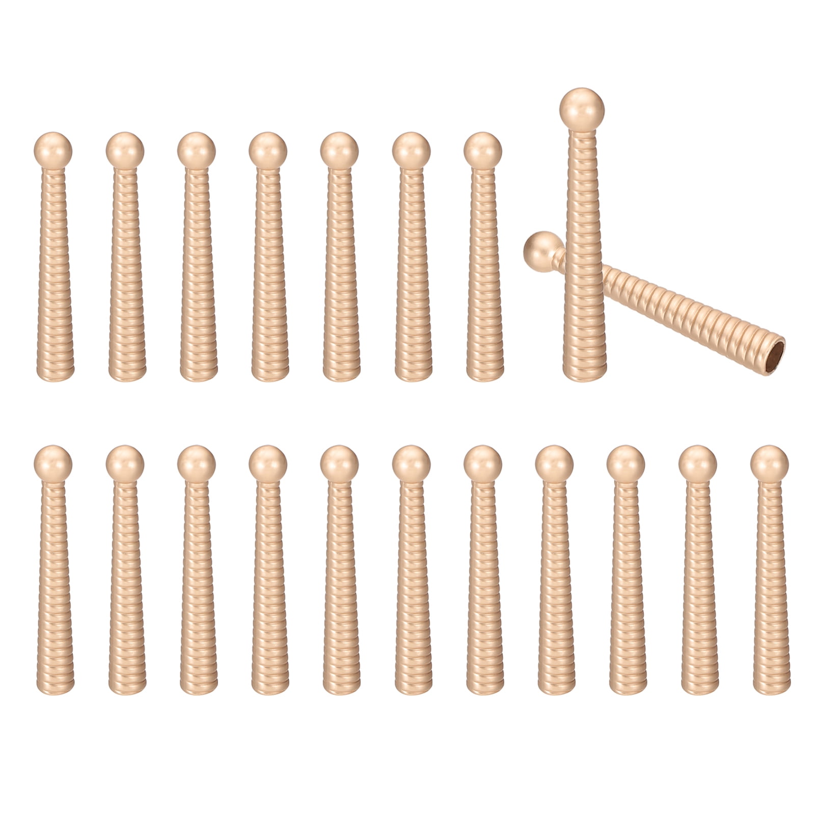 Uxcell Bolo Tie Tips, 20Pcs 2 Inch Long Alloy Bolo Tie Supplies ...