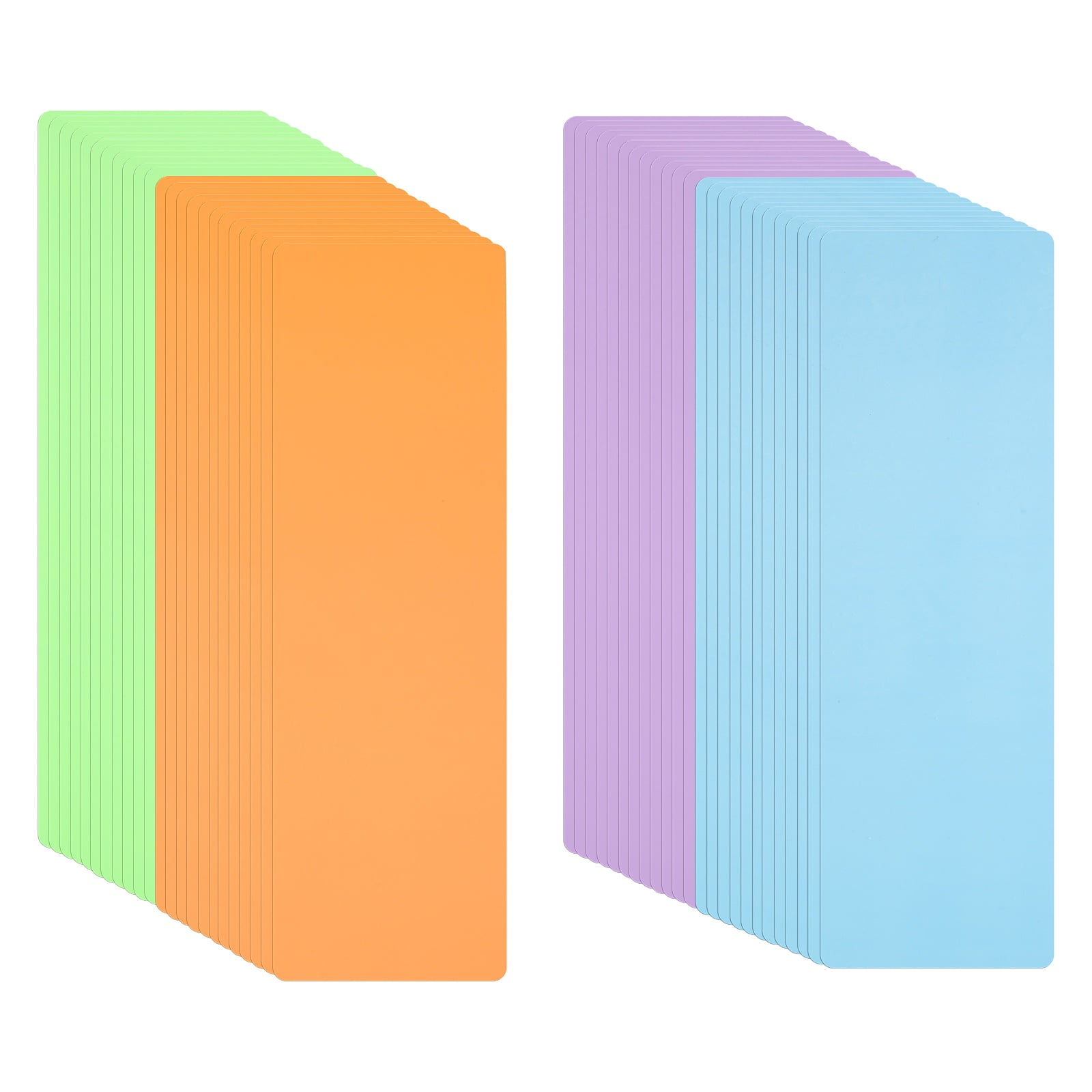 Uxcell Book Dividers with Tab, 11.8x3.9" Blue/Grass Green/Purple/Orange ...
