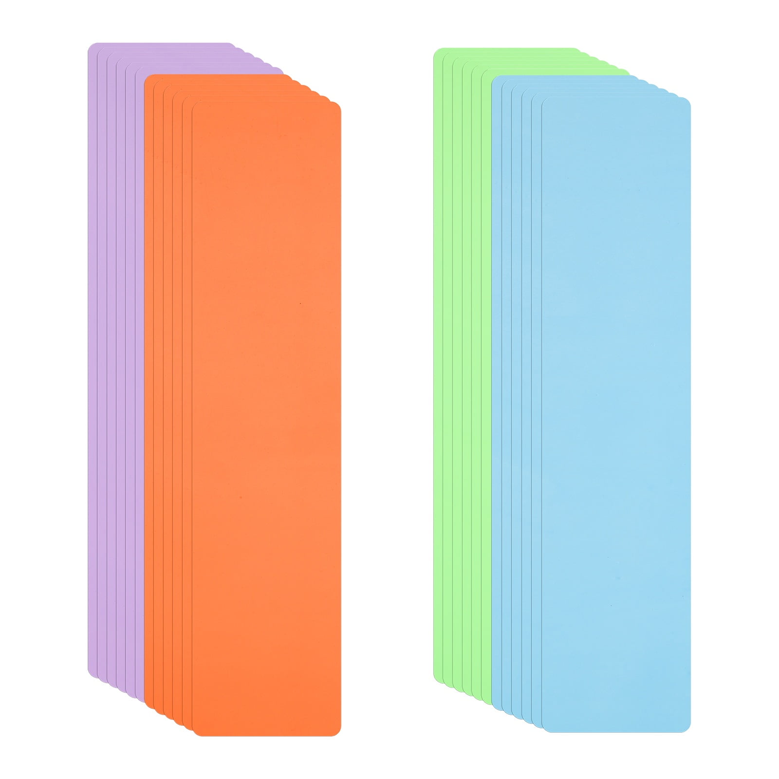 Uxcell Book Dividers with Tab, 11.8x3" Blue/Grass Green/Purple/Orange ...