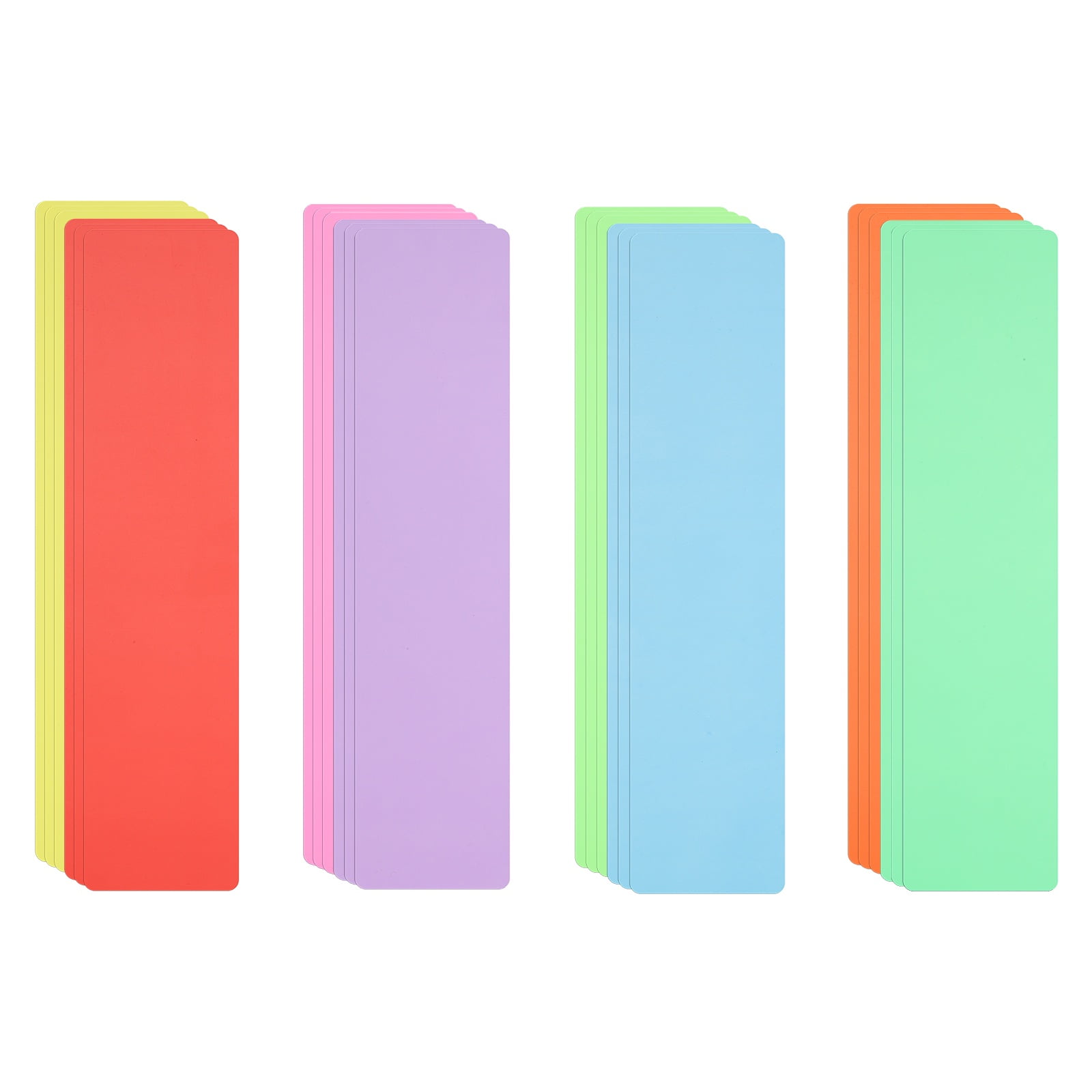 Uxcell Book Dividers with Tab, 11.8x3" Multicolor Plastic Book Binder ...