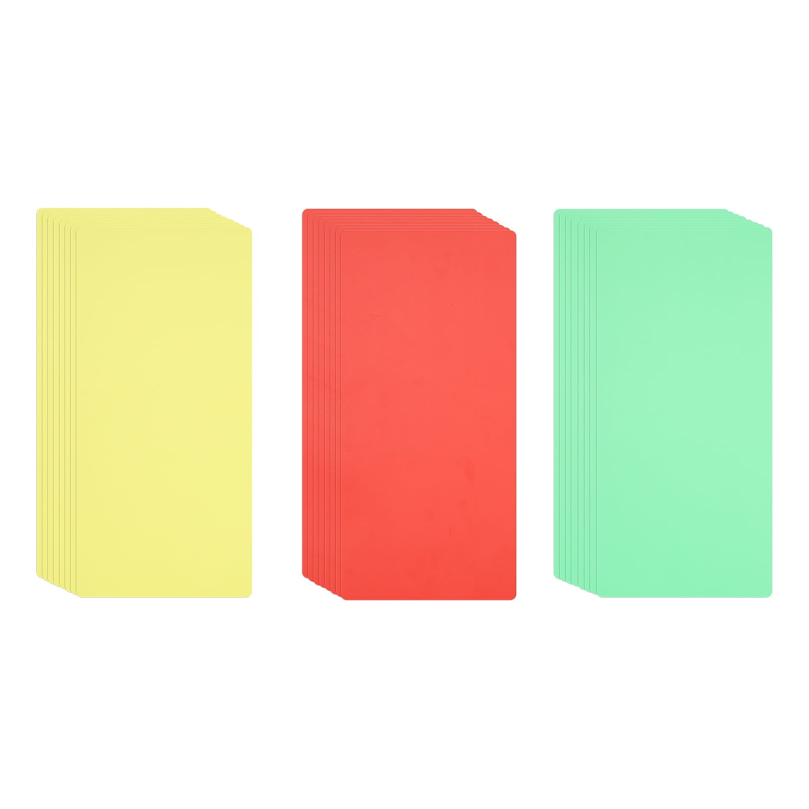 Uxcell Book Dividers with Tab, 11.8x5.9" Yellow/Red/Green Plastic Book ...