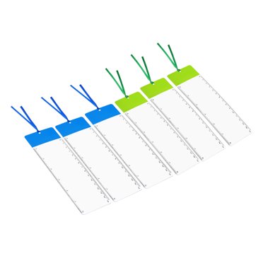 Uxcell Bookmark Magnifier Ruler 3X Magnifying Sheet Page Magnifier Lens ...