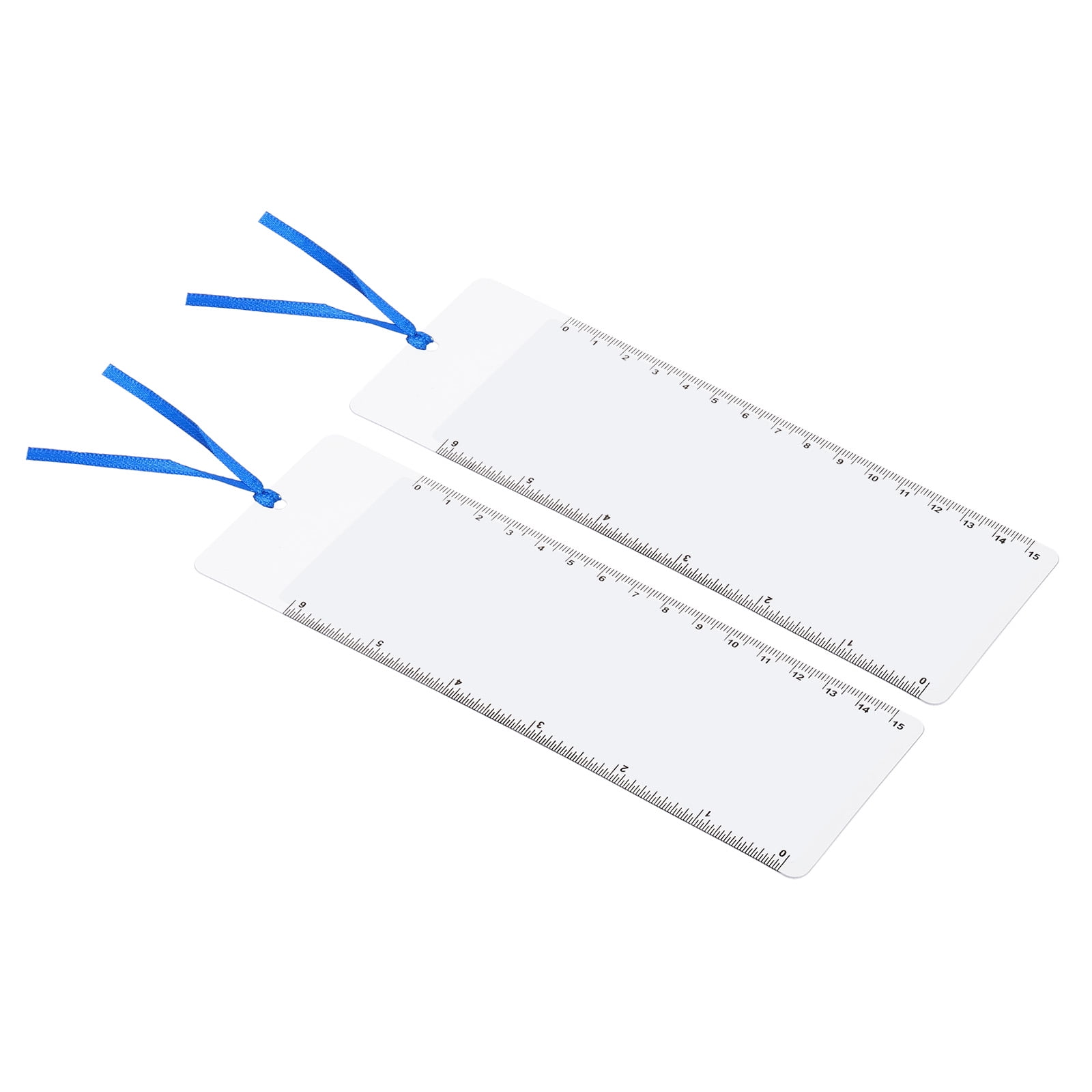 Uxcell Bookmark Magnifier with 6 Inch Ruler 3X Magnifying Sheet Page ...